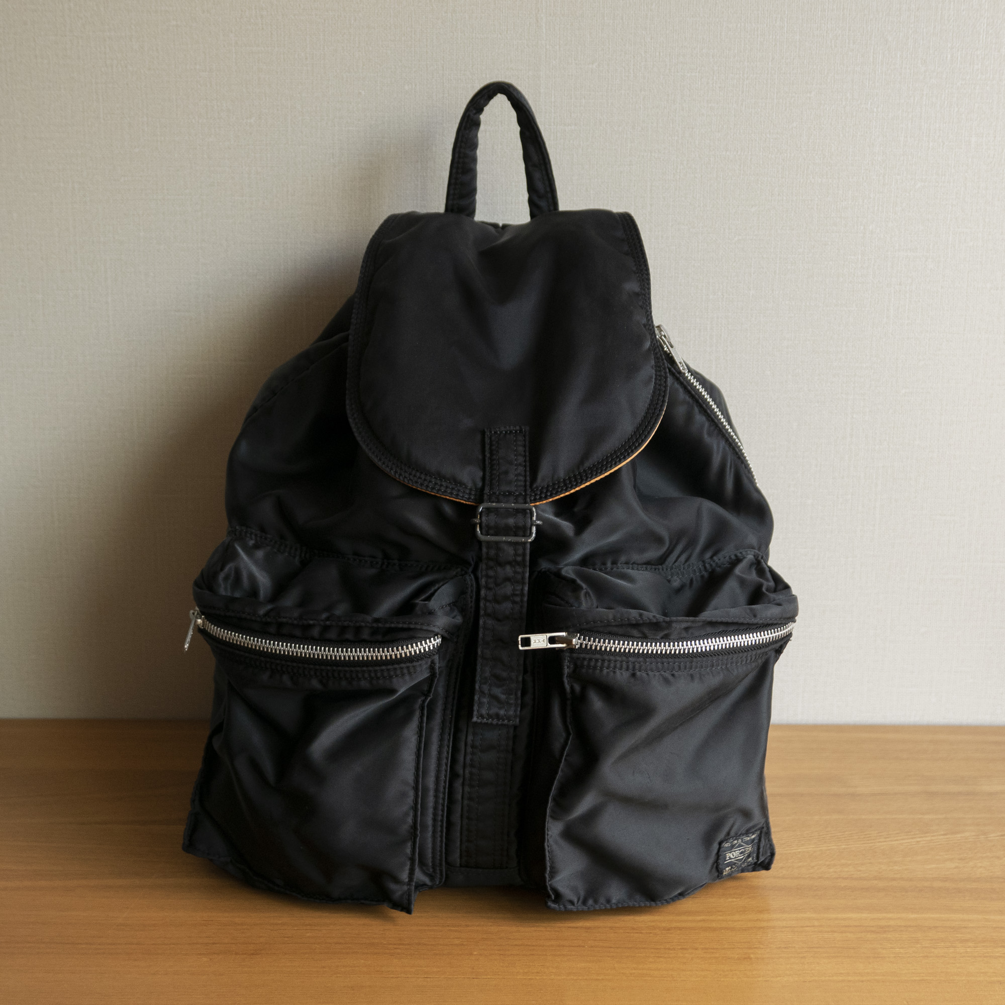 PORTER TANKER - RUCKSACK (zipper ver, Black)