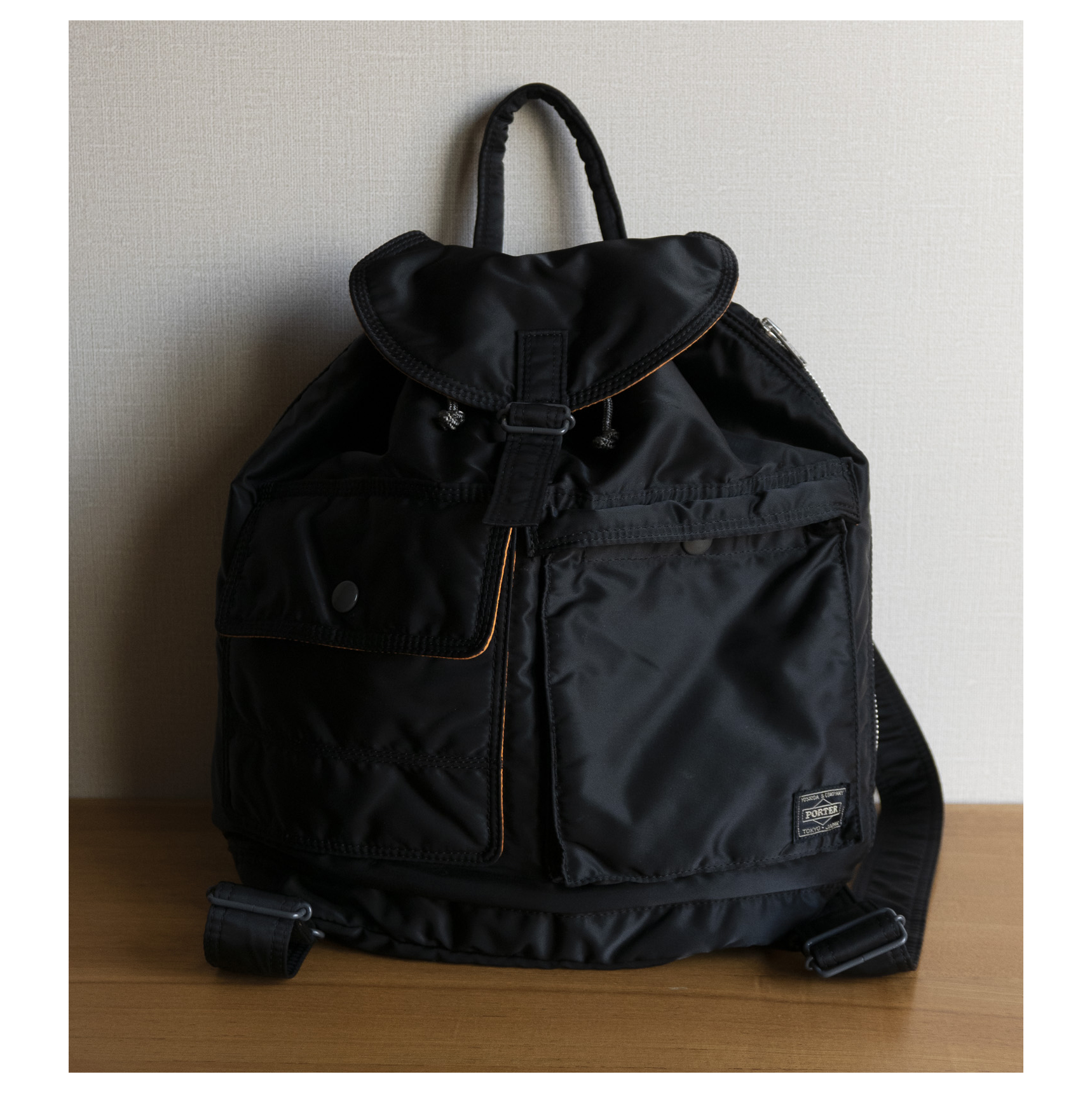 PORTER TANKER - RUCKSACK (snap ver, Black)