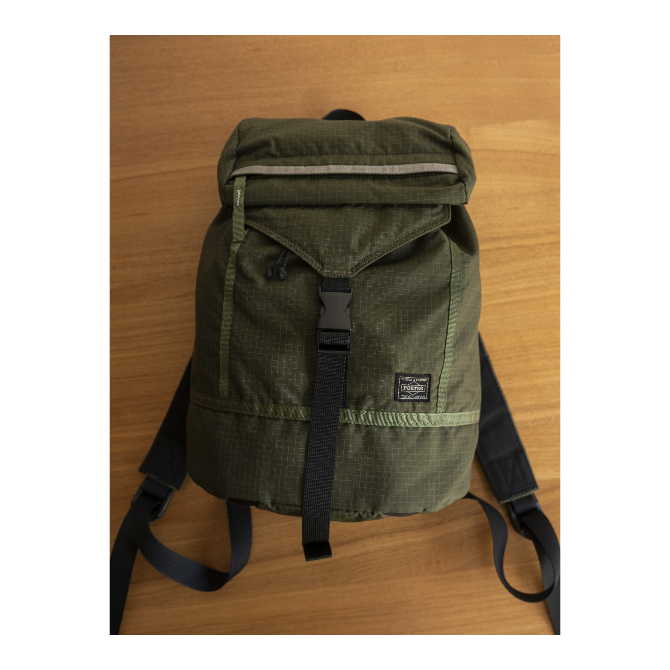 PORTER NYLON RIPSTOP - RUCKSACK (Khaki)