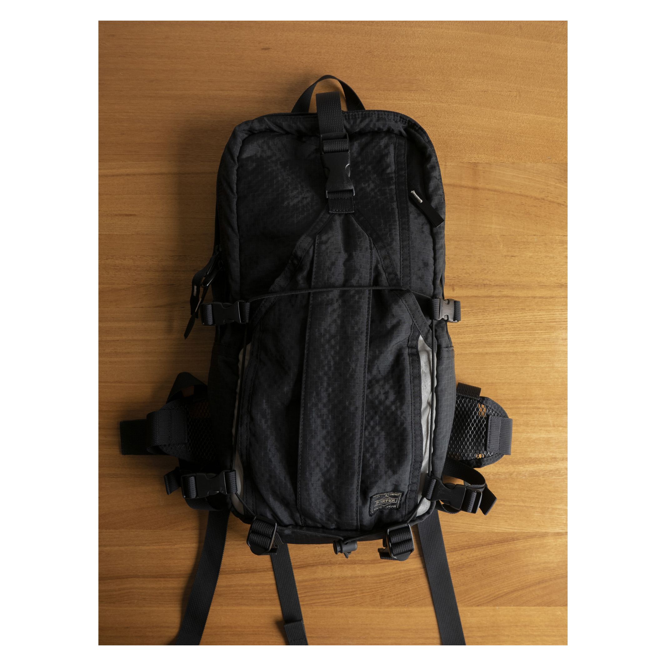 PORTER BICYCLE - NYLON RIPSTOP BACKPACK (Black)