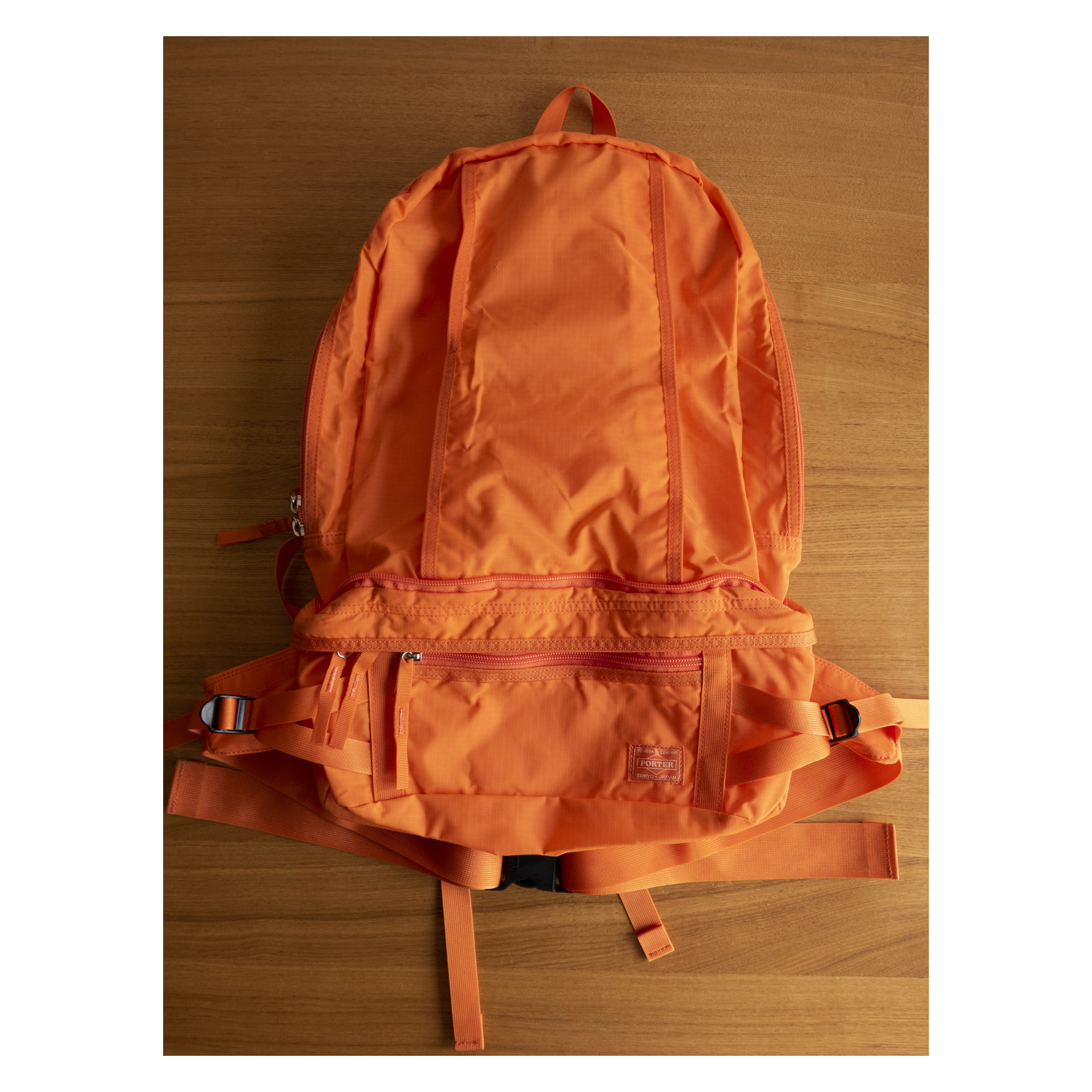 PORTER - POCKETABLE BAG (Waistback Change, Orange)