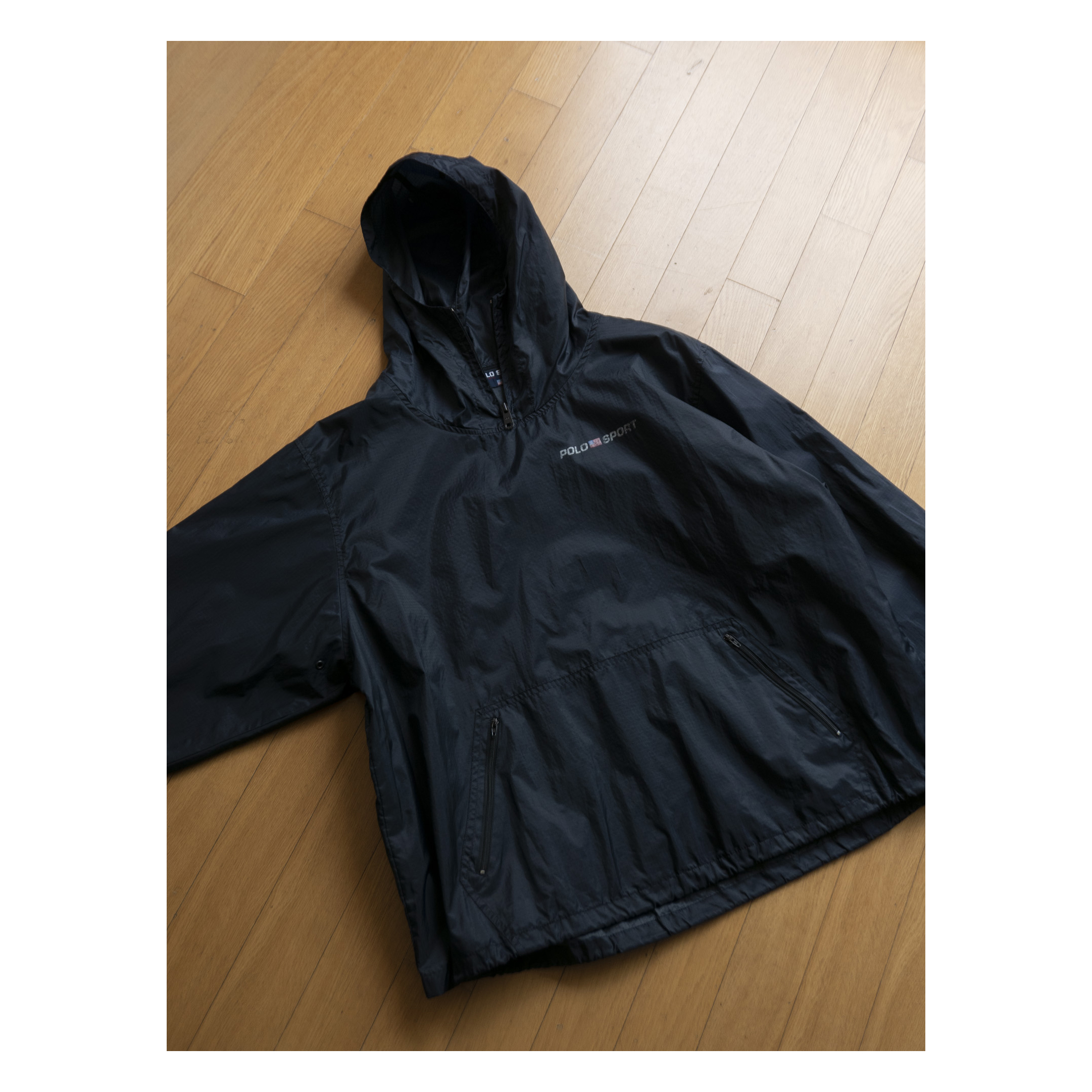 1990S POLO SPORT - Nylon Lip Stop Pullover (Deep Navy)