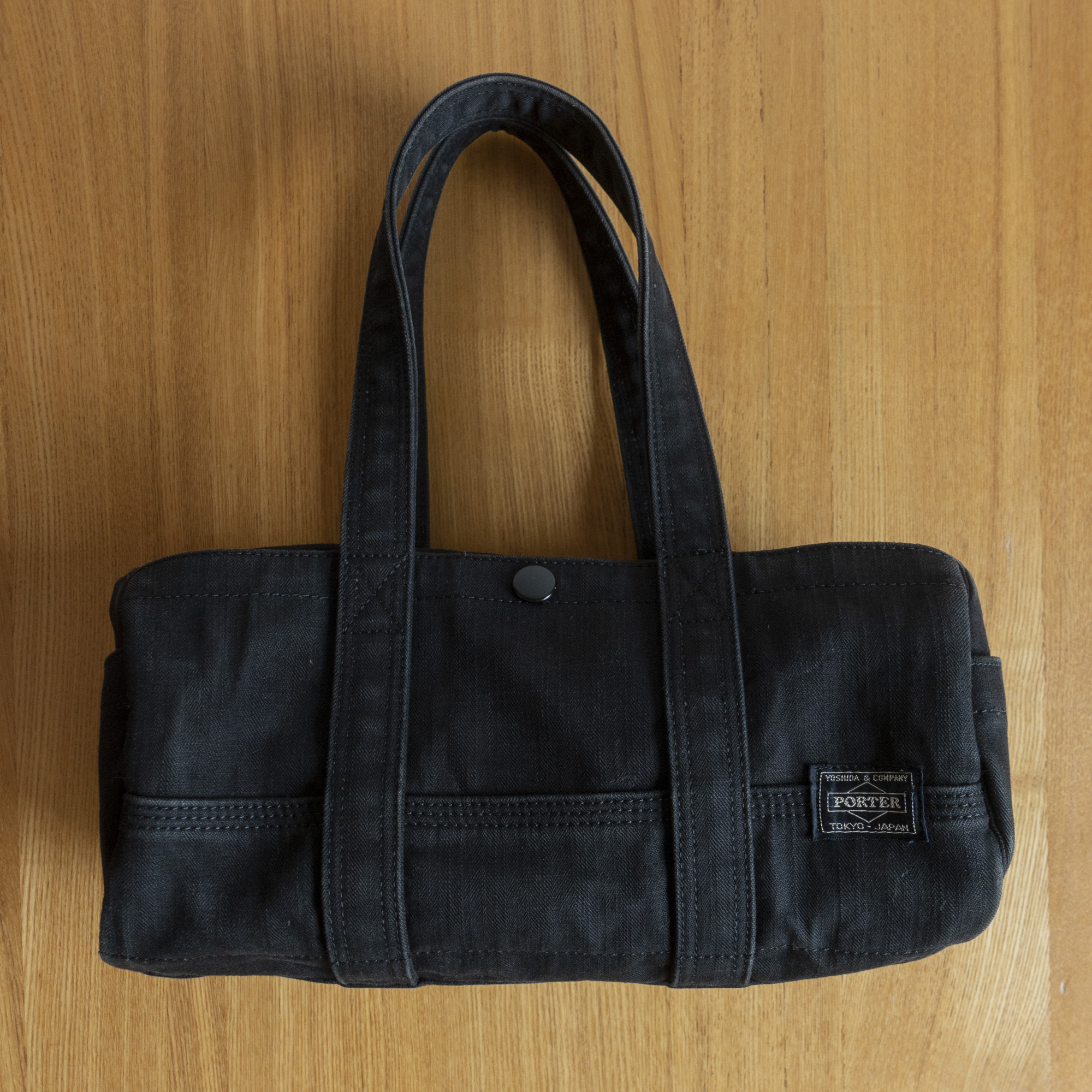 PORTER - CANVAS BOSTON BAG S (Washed Black)