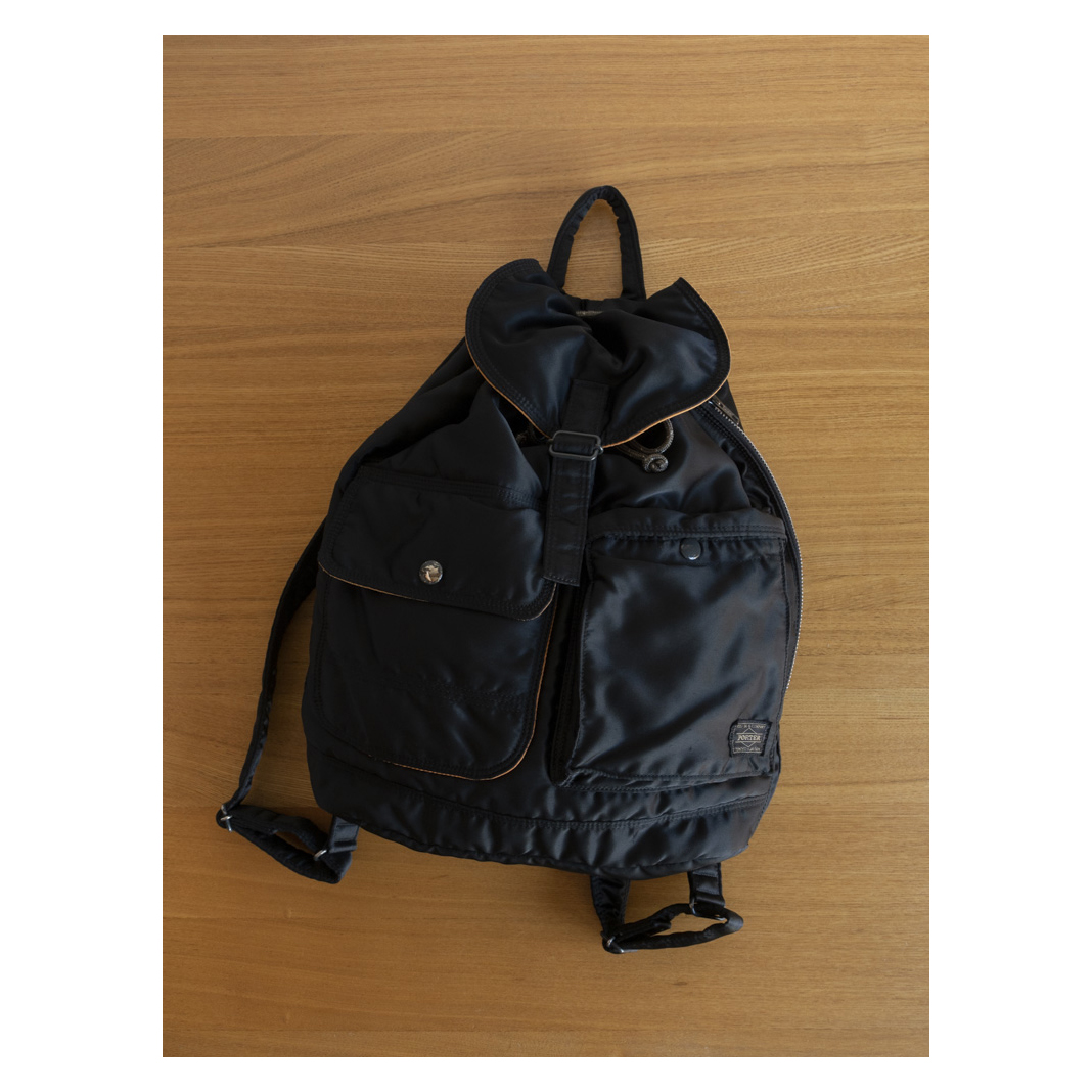 PORTER TANKER - RUCKSACK (snap ver, Black)