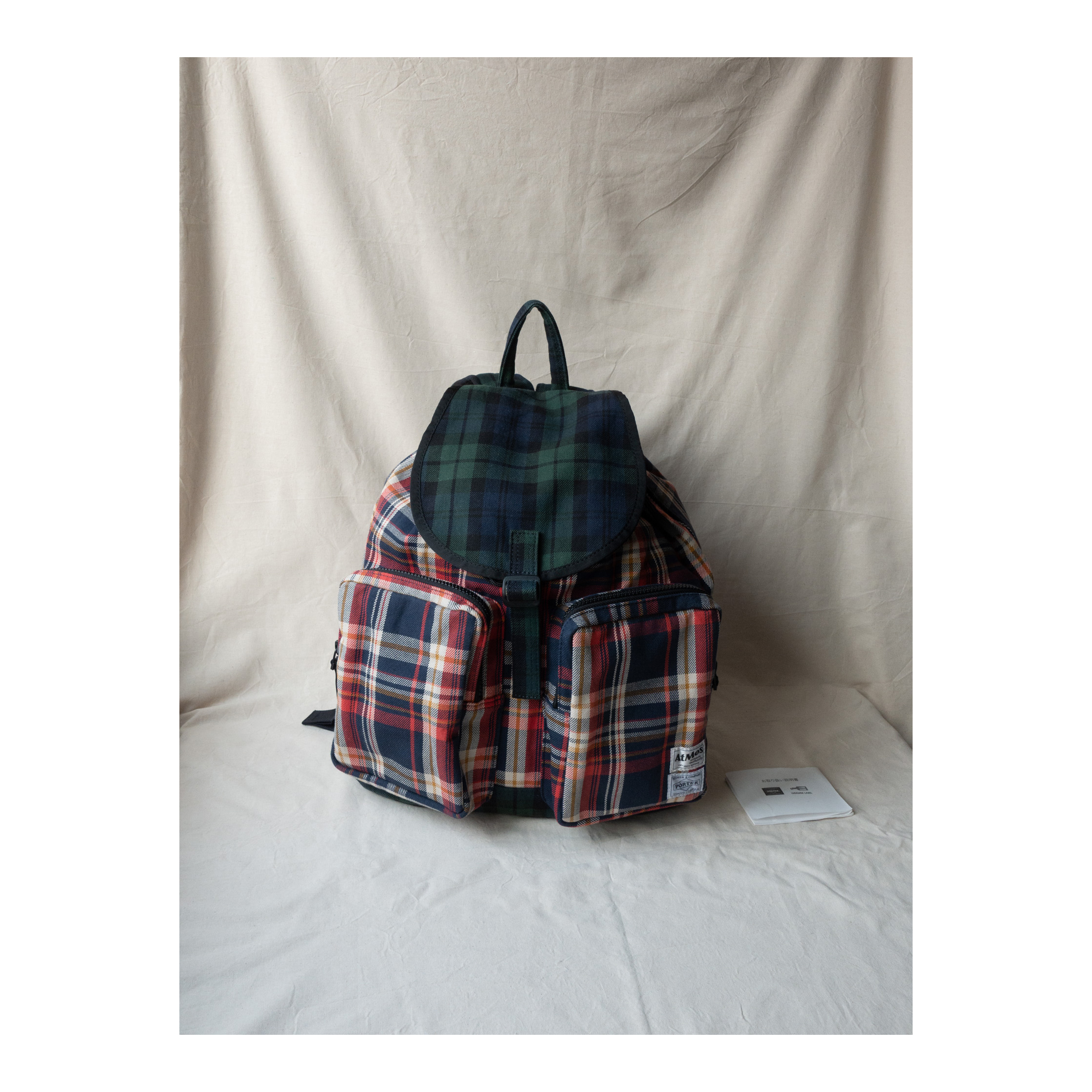 PORTER x ATMOS - Cotton Rucksack (Multi Color)