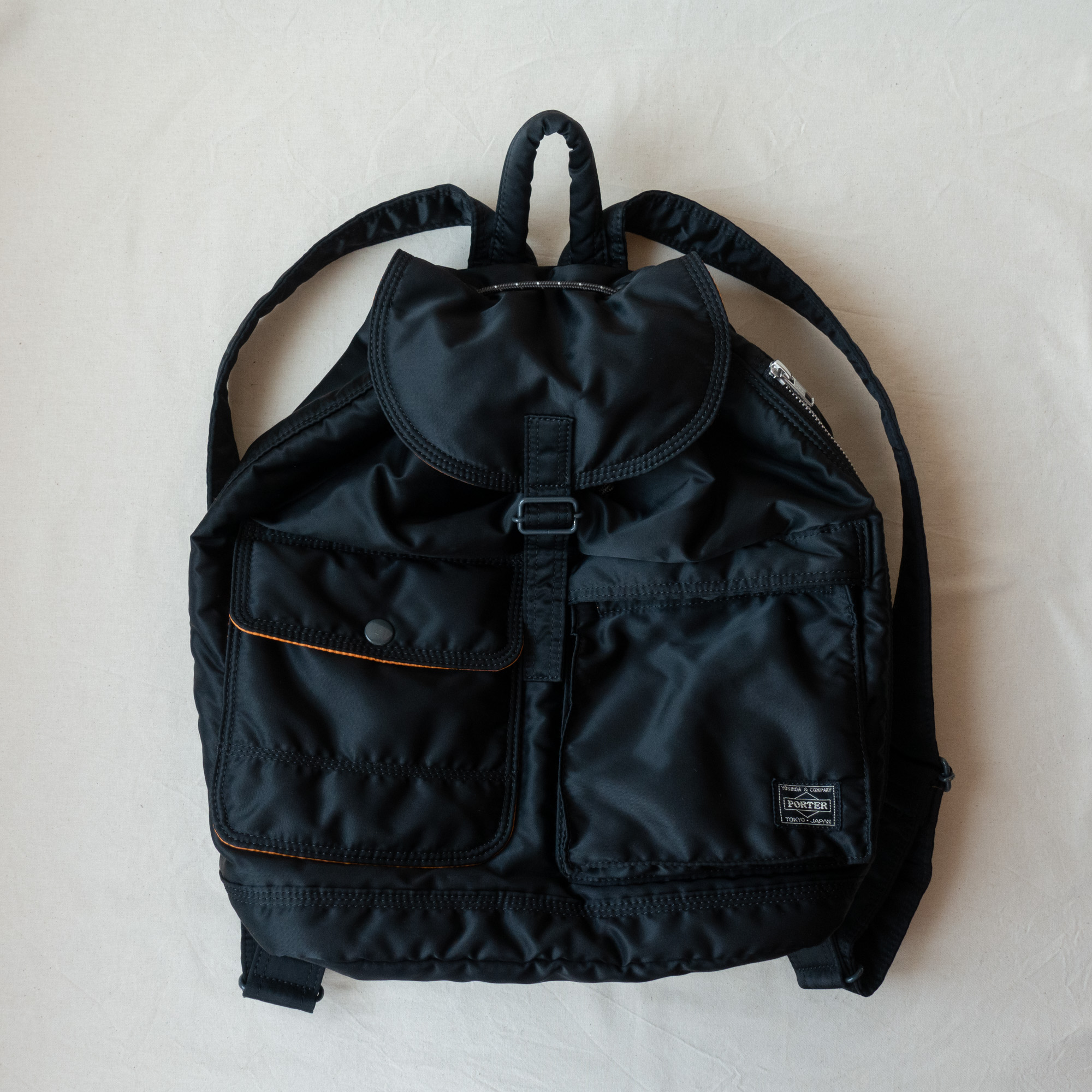 PORTER TANKER - RUCKSACK (snap ver, Black)