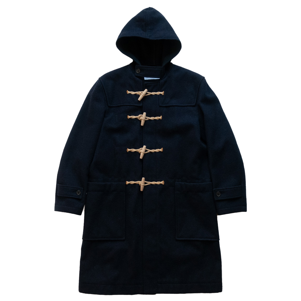 MHL - Long Duffle Coat (Dark Navy)