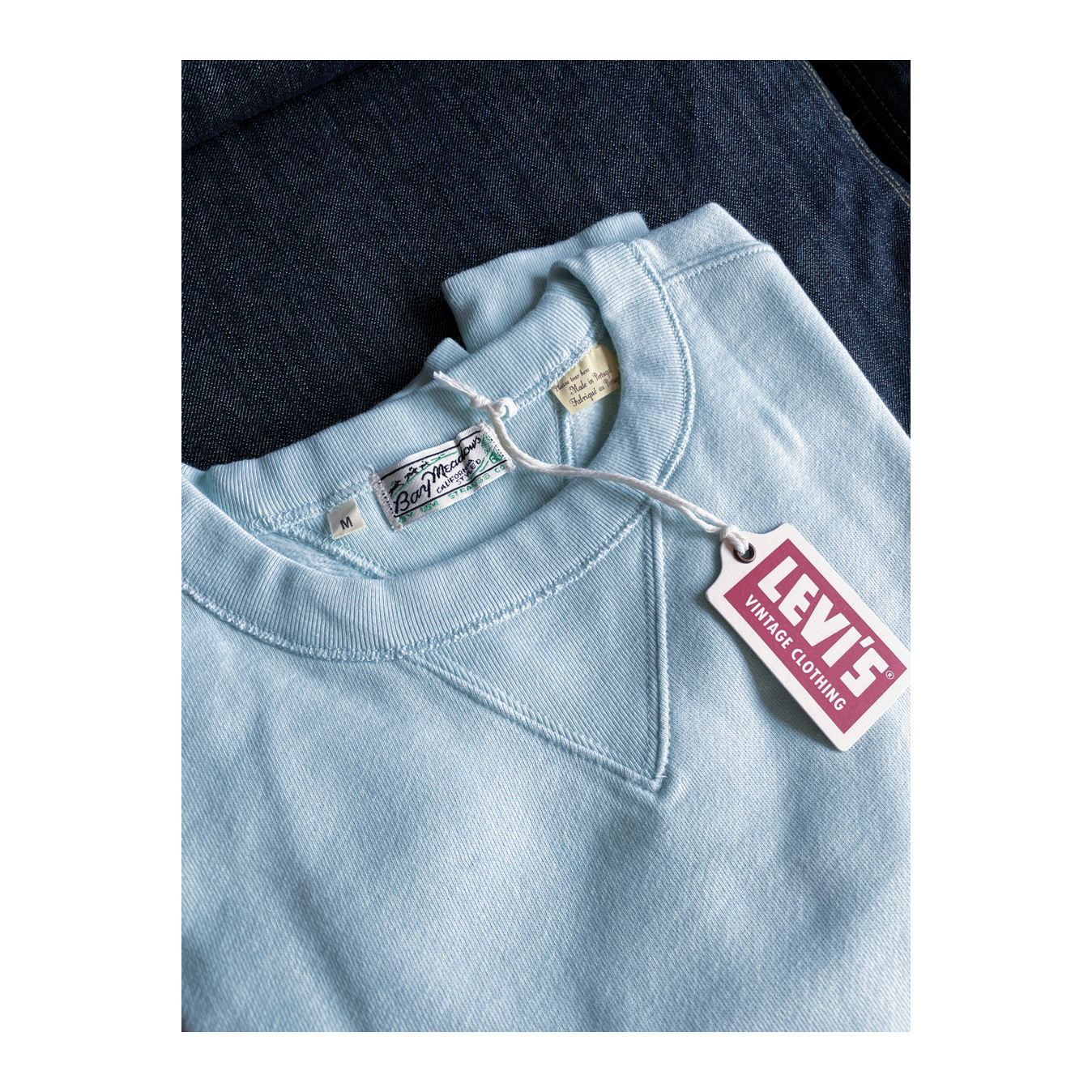 *new condition LVC - Bay Meadow Sweatshirt (Pastel Blue)