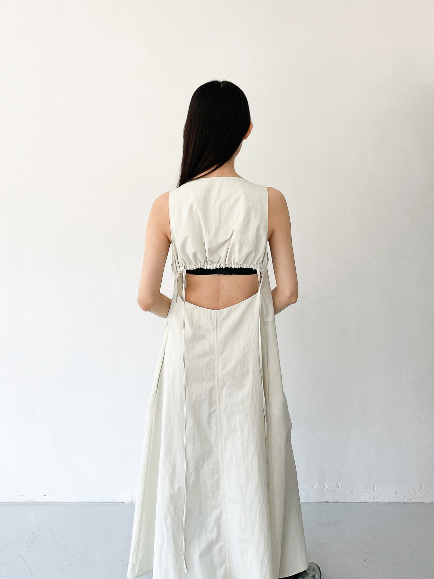 BACK SHIRRING OPS (2COLOR)