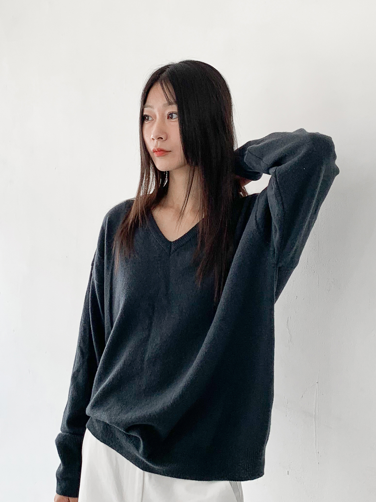 OVERSIZED WOOL KNIT (4COLOR)