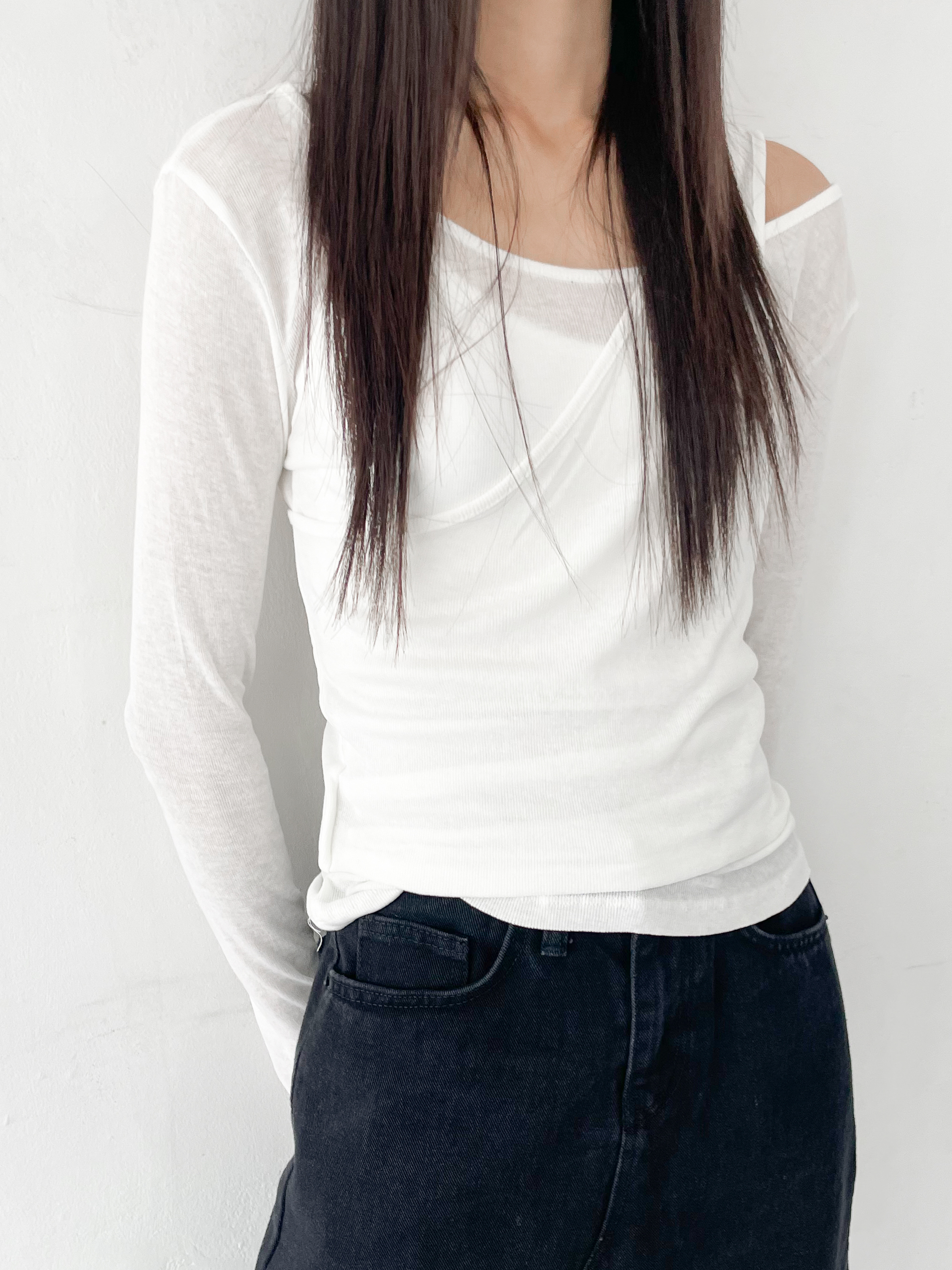 BLIND LAYERED TEE (3COLOR)