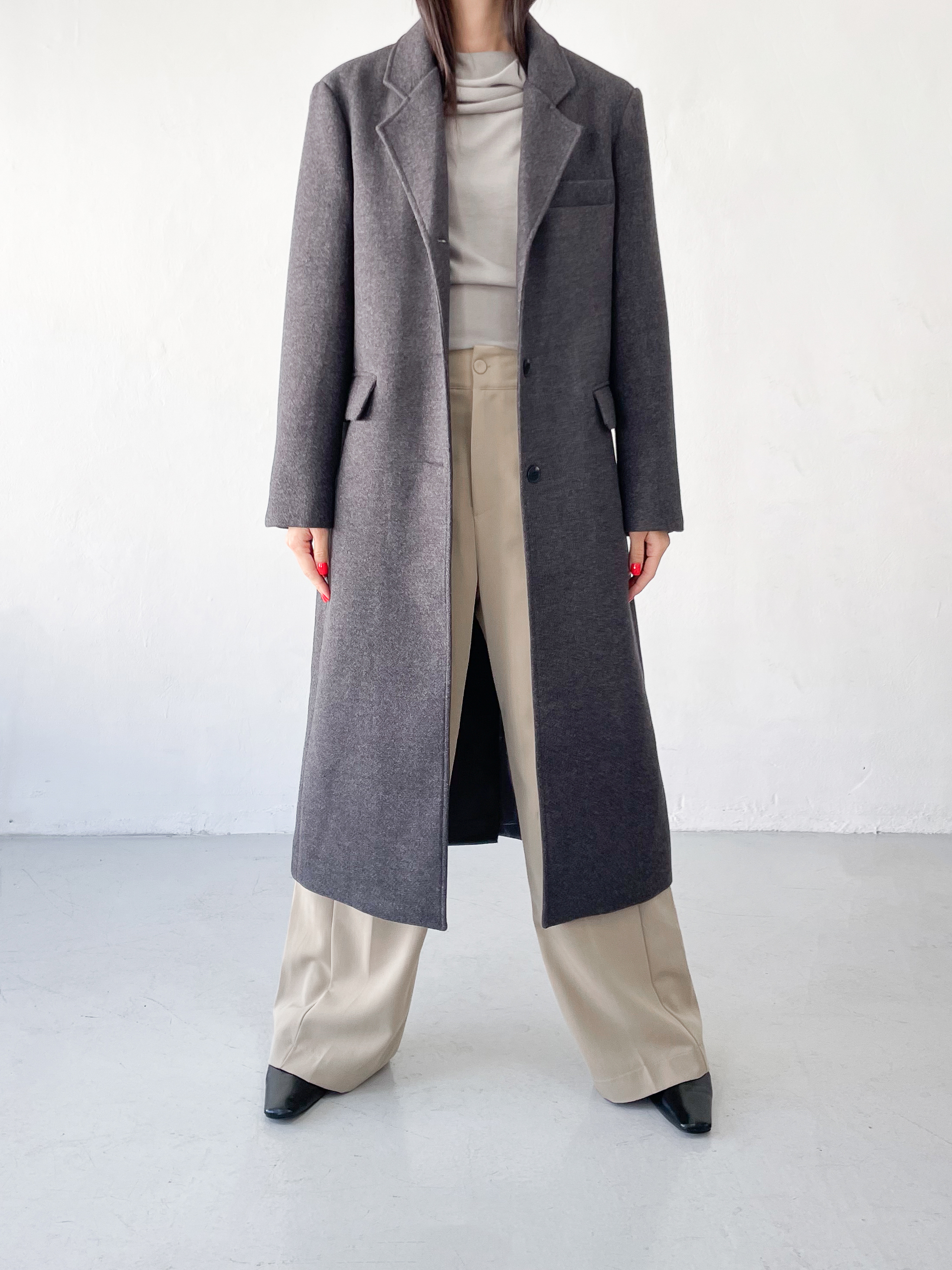 COMMA LONG COAT (2COLOR)