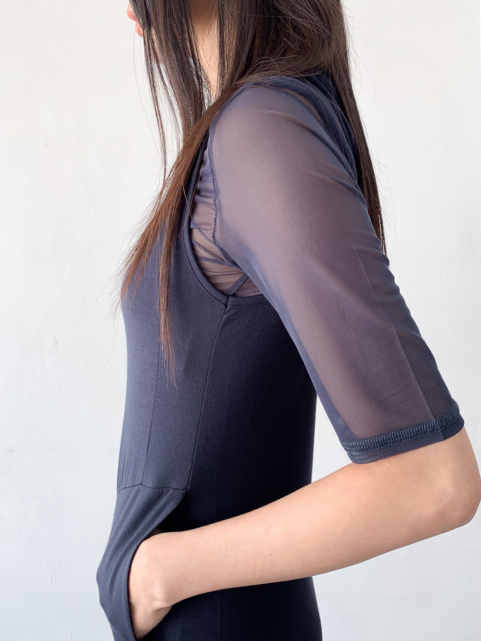 SHEER HALF TOP (3COLOR)