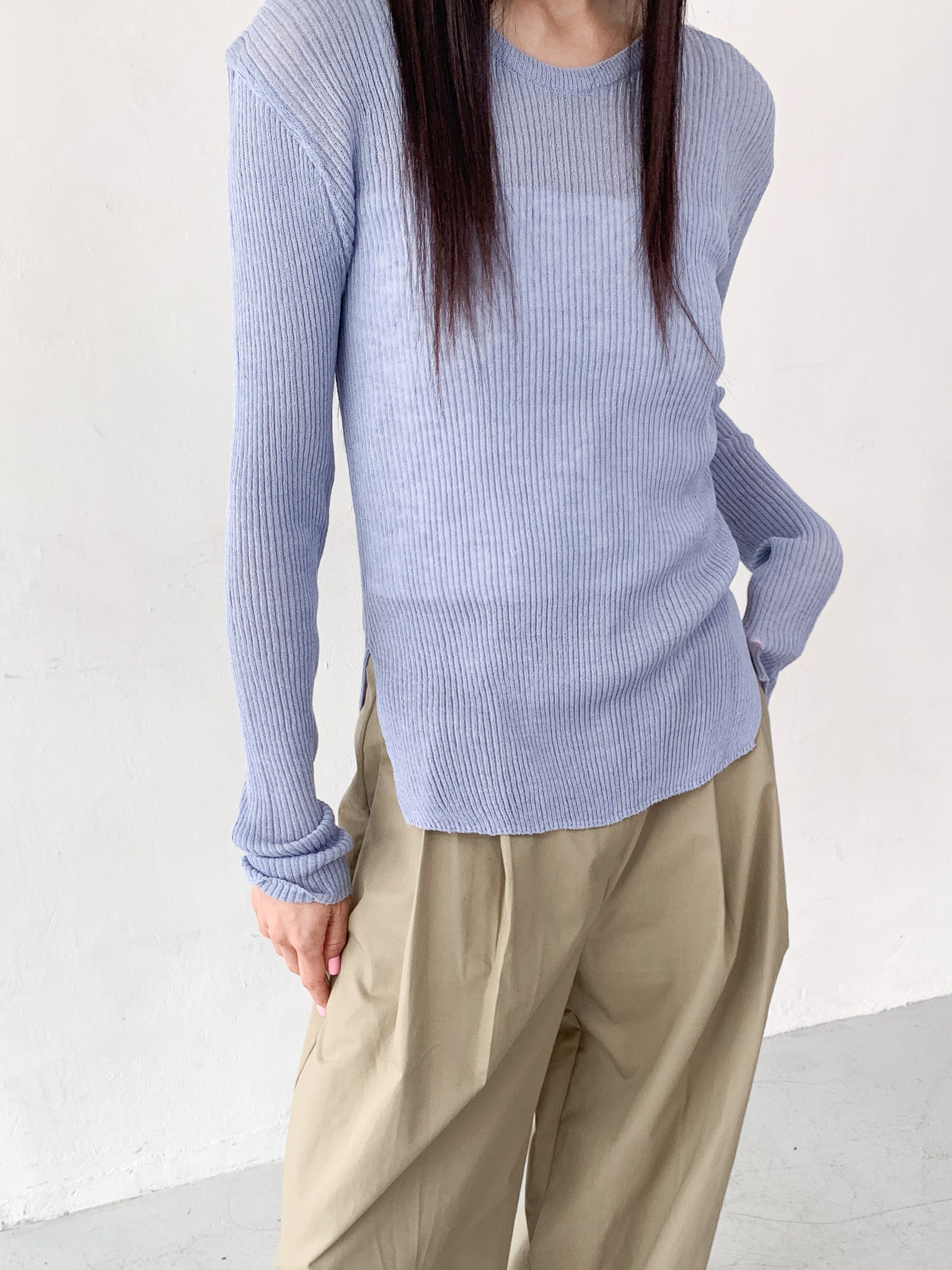 24 SEE-THROUGH KNIT (4COLOR)