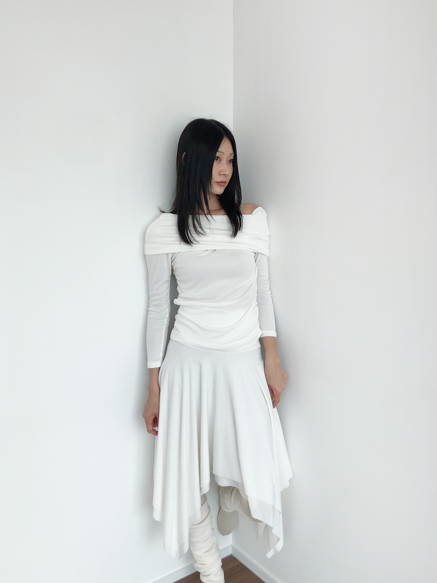 MELLOW OFF TOP (3COLOR)