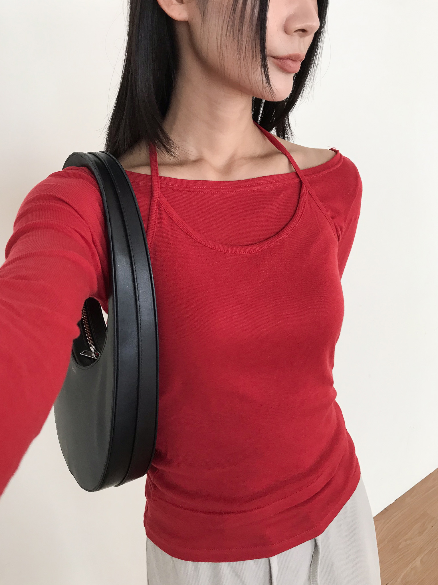 AUTUMN HALTER LAYERED SET (5COLOR)