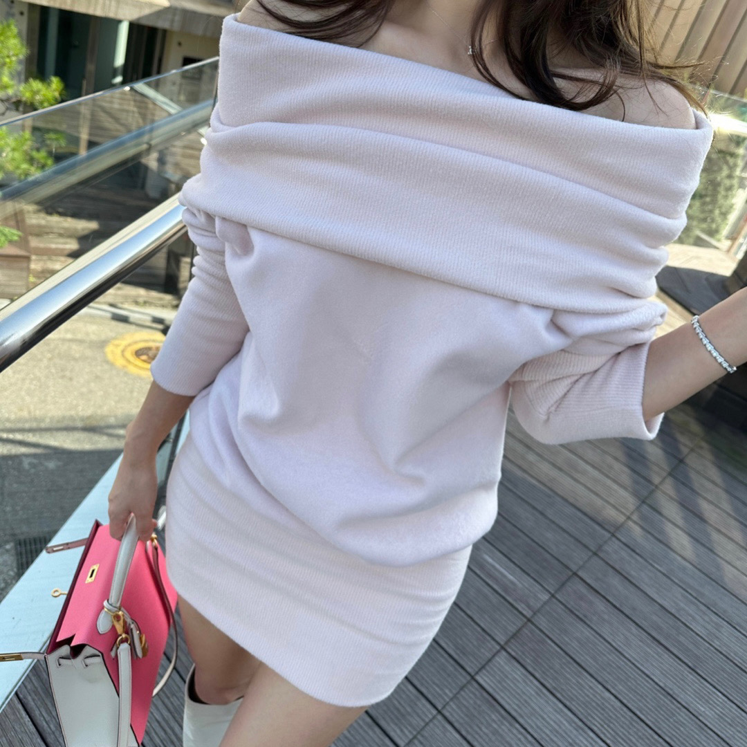 (quality line) 딥 오프숄더 OPS (3col) / 국내제작