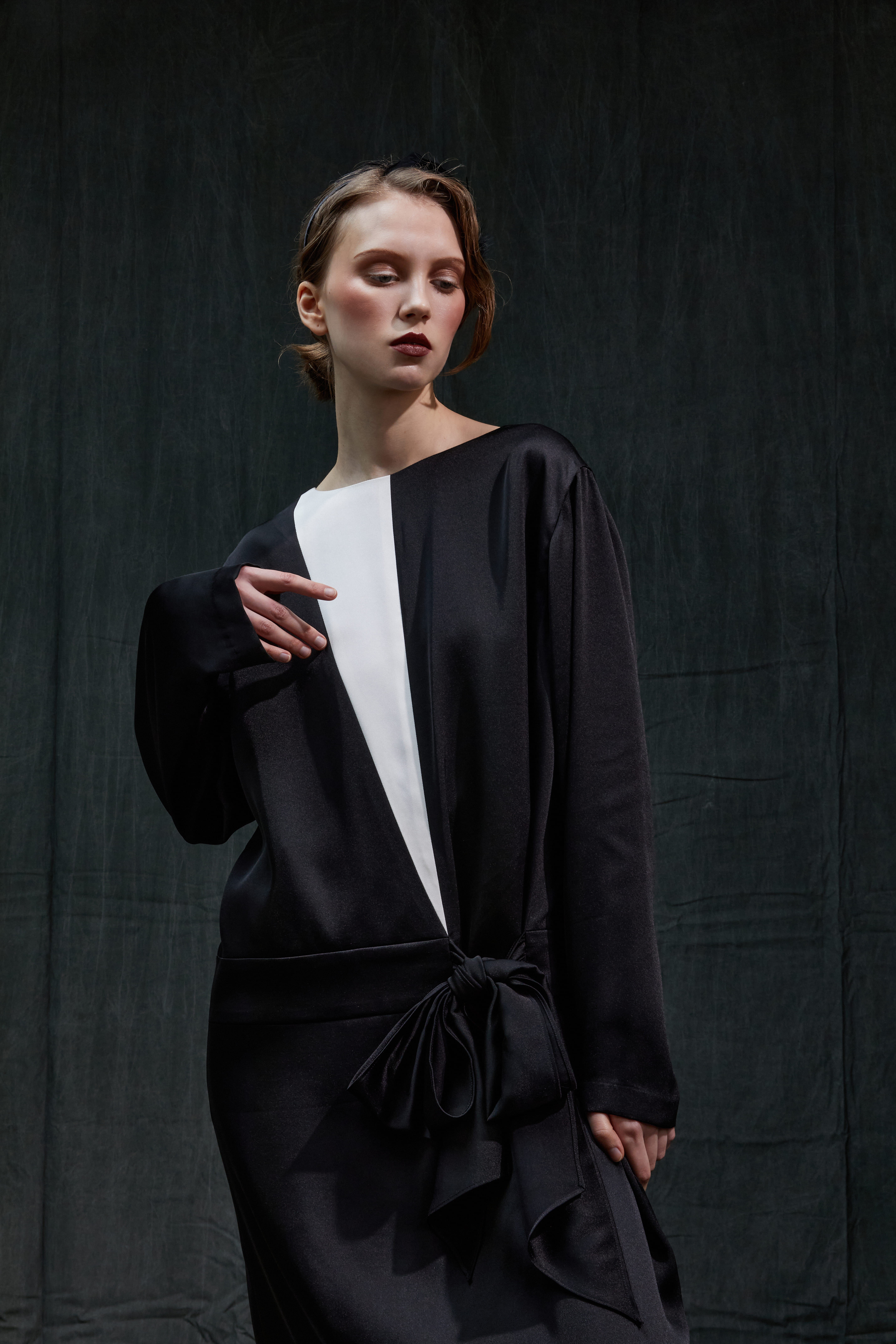 Modern Flapper Ribbon Dress