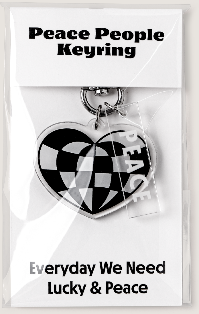 Peace people keyring