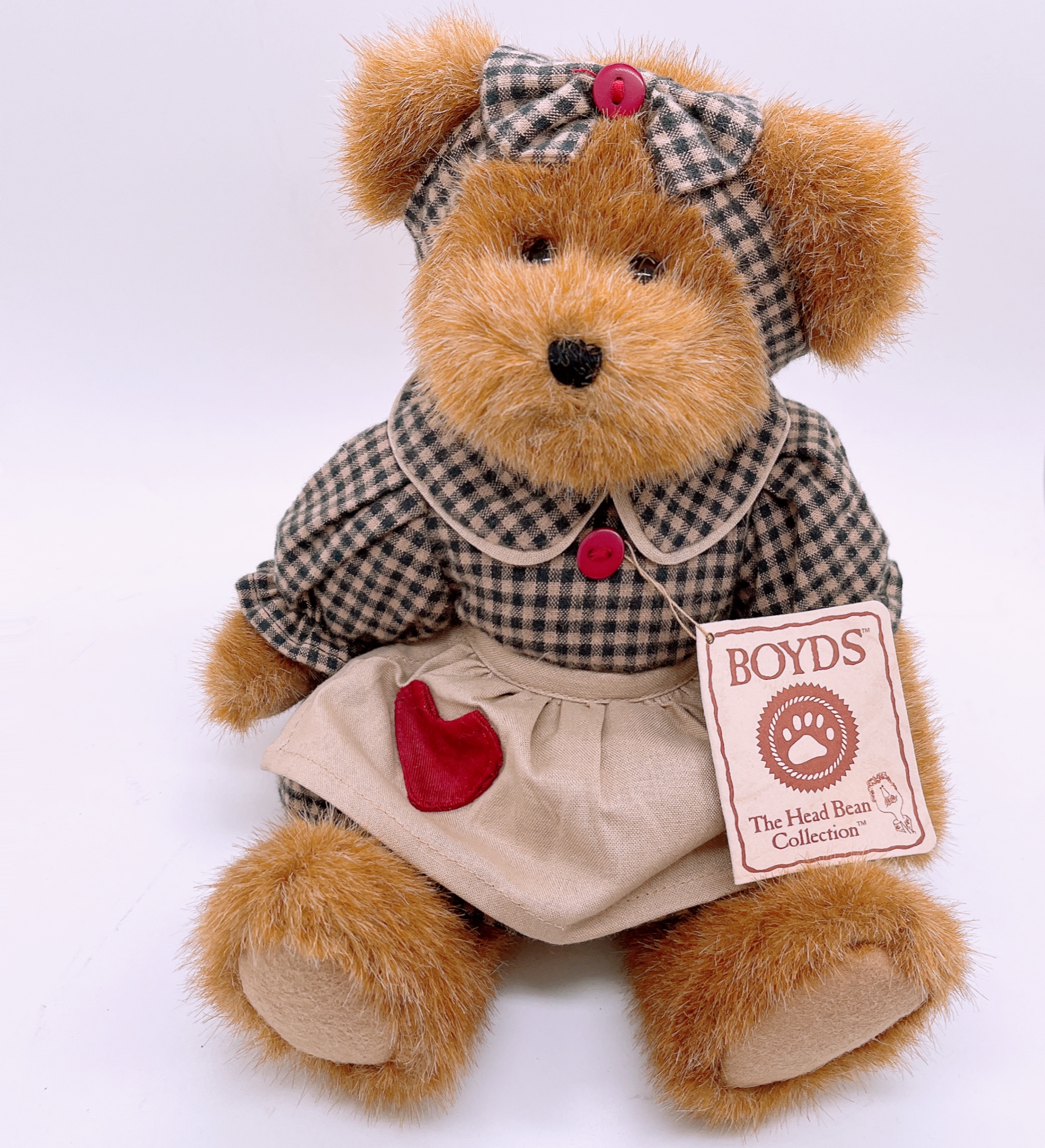 Heart apron baker bear