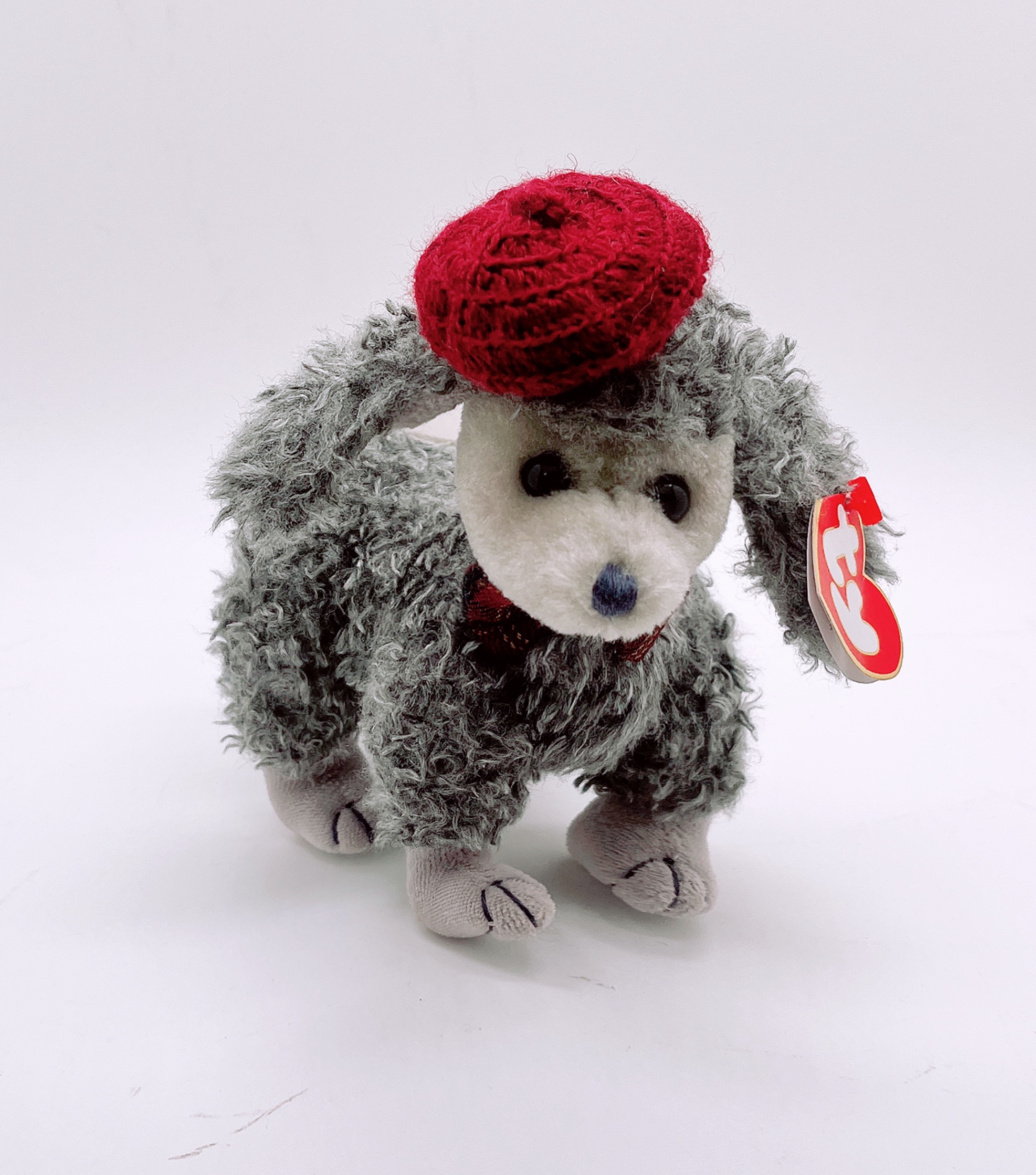 Beret poodle Ty doggy plush