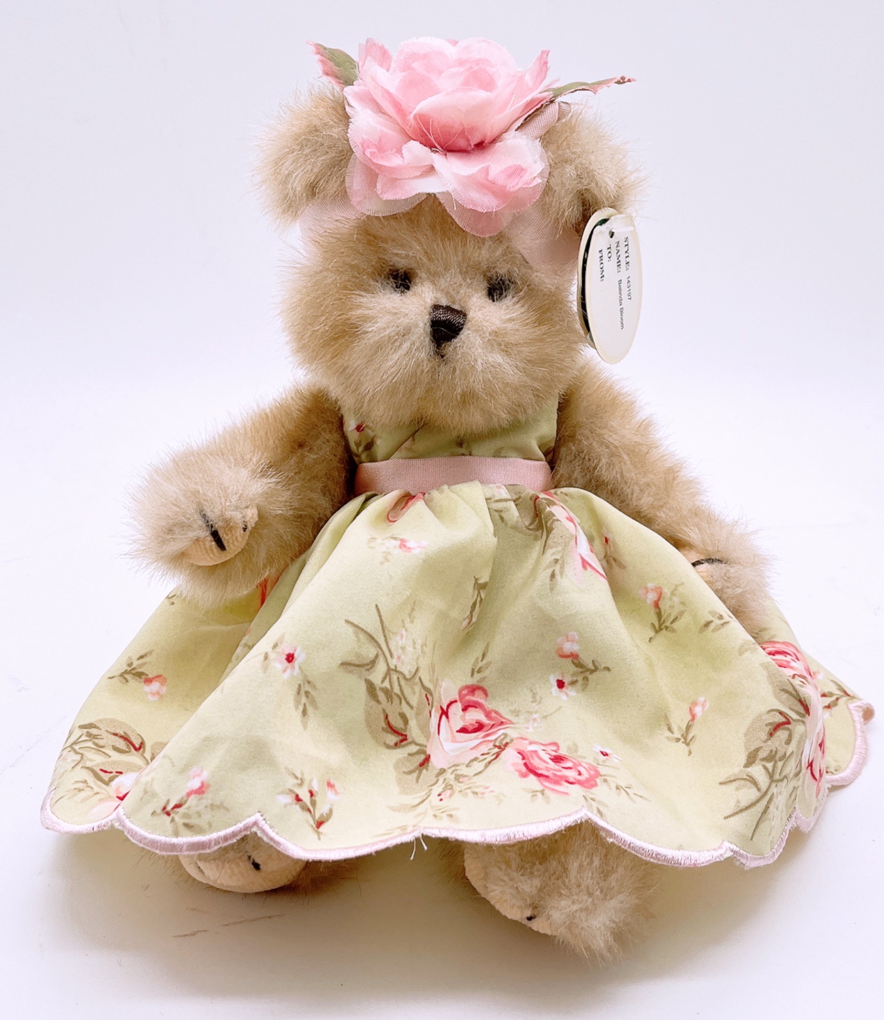 Bearington flower dress bear