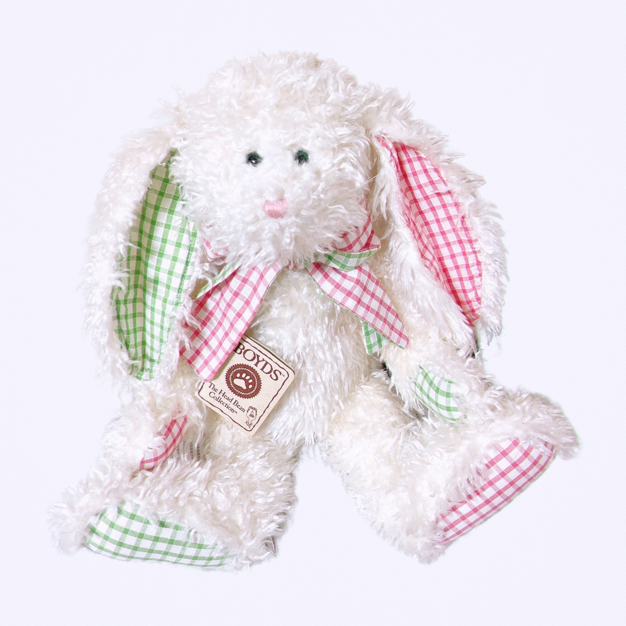 Rainbow check pattern boyds bunny