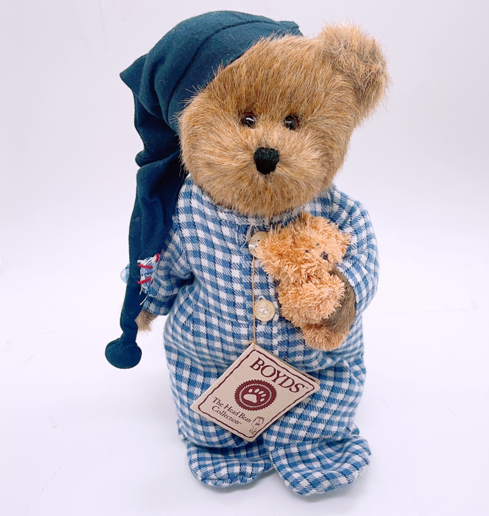 Baby blue pajama boyds bear