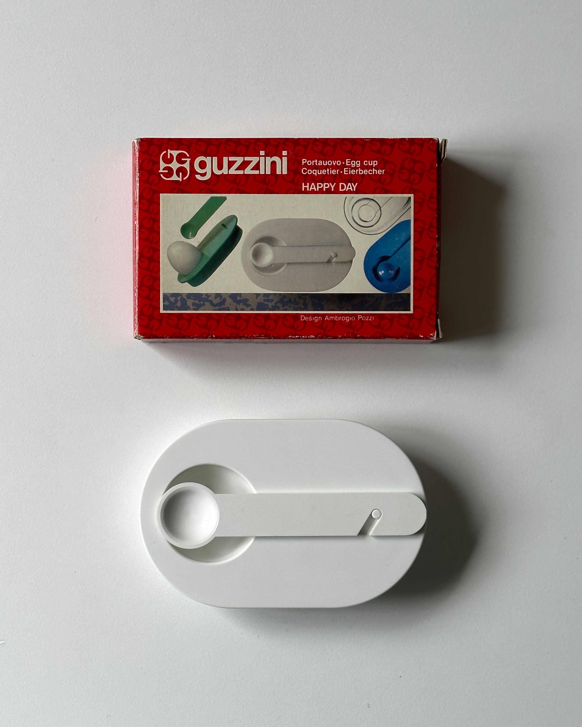 80s GUZZINI ‘Happy Day’ Egg Cup by Ambrogio Pozzi