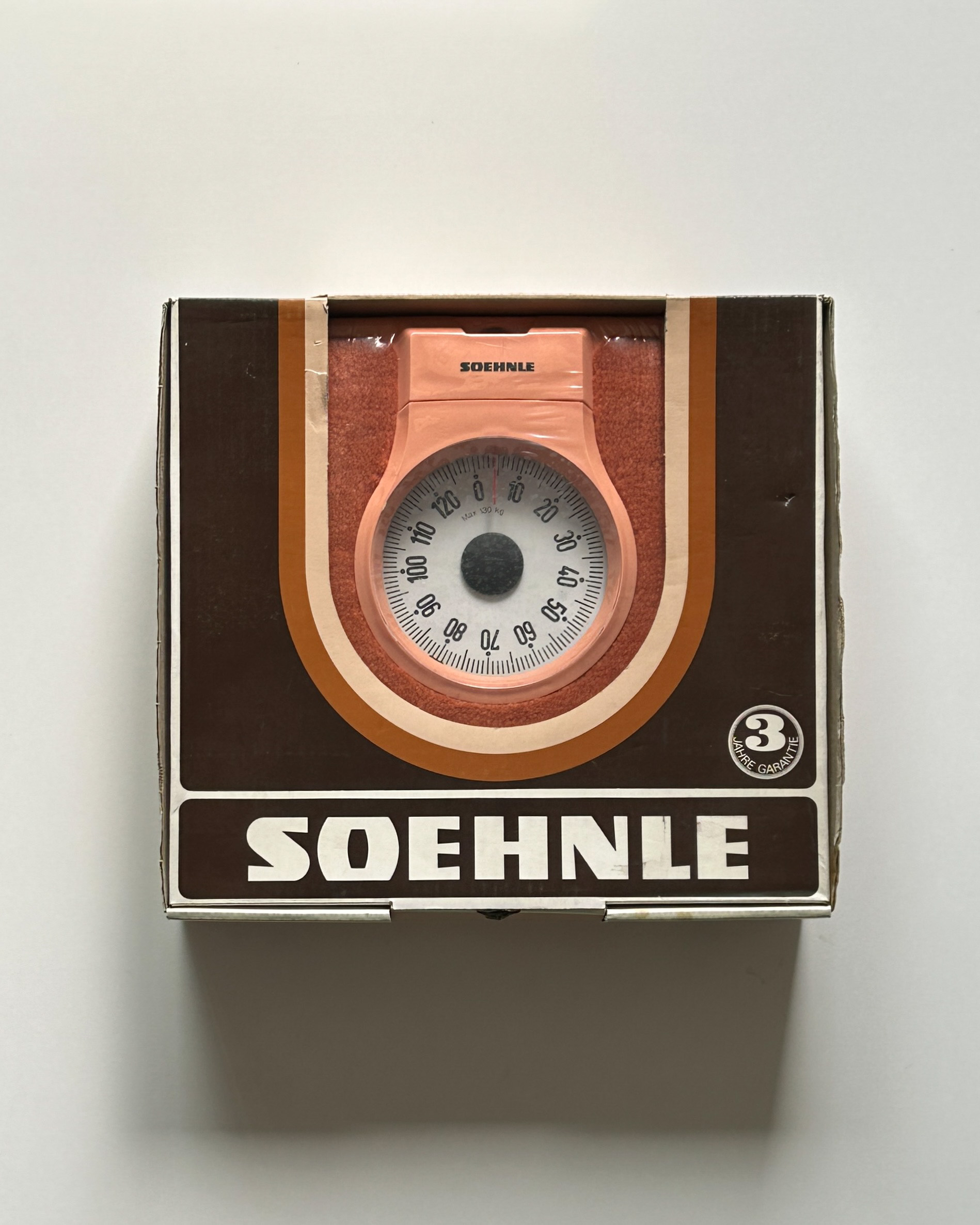 Vintage SOEHNLE Fluffy Orange Weight Scale