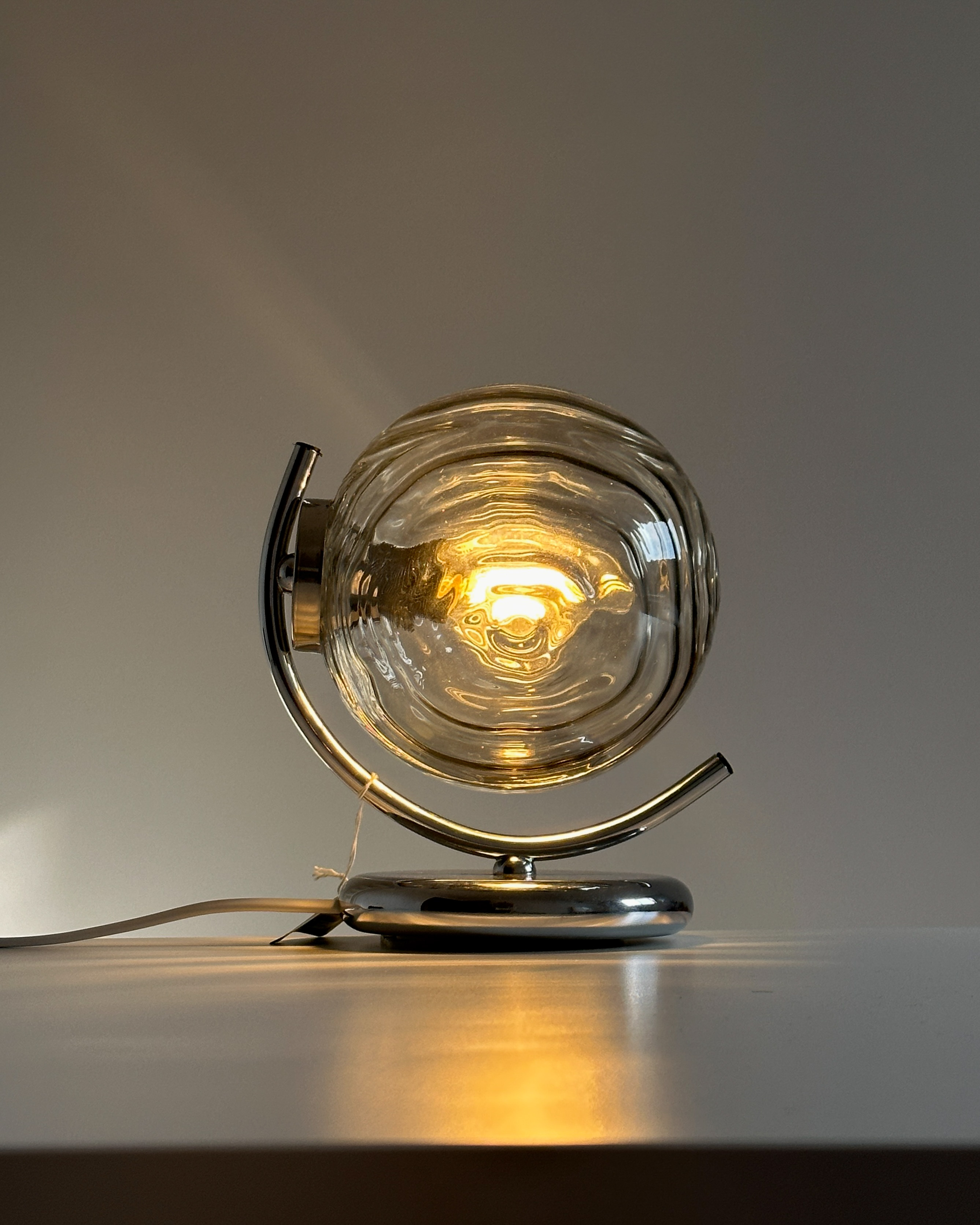 Vintage Glass Ball Lamp