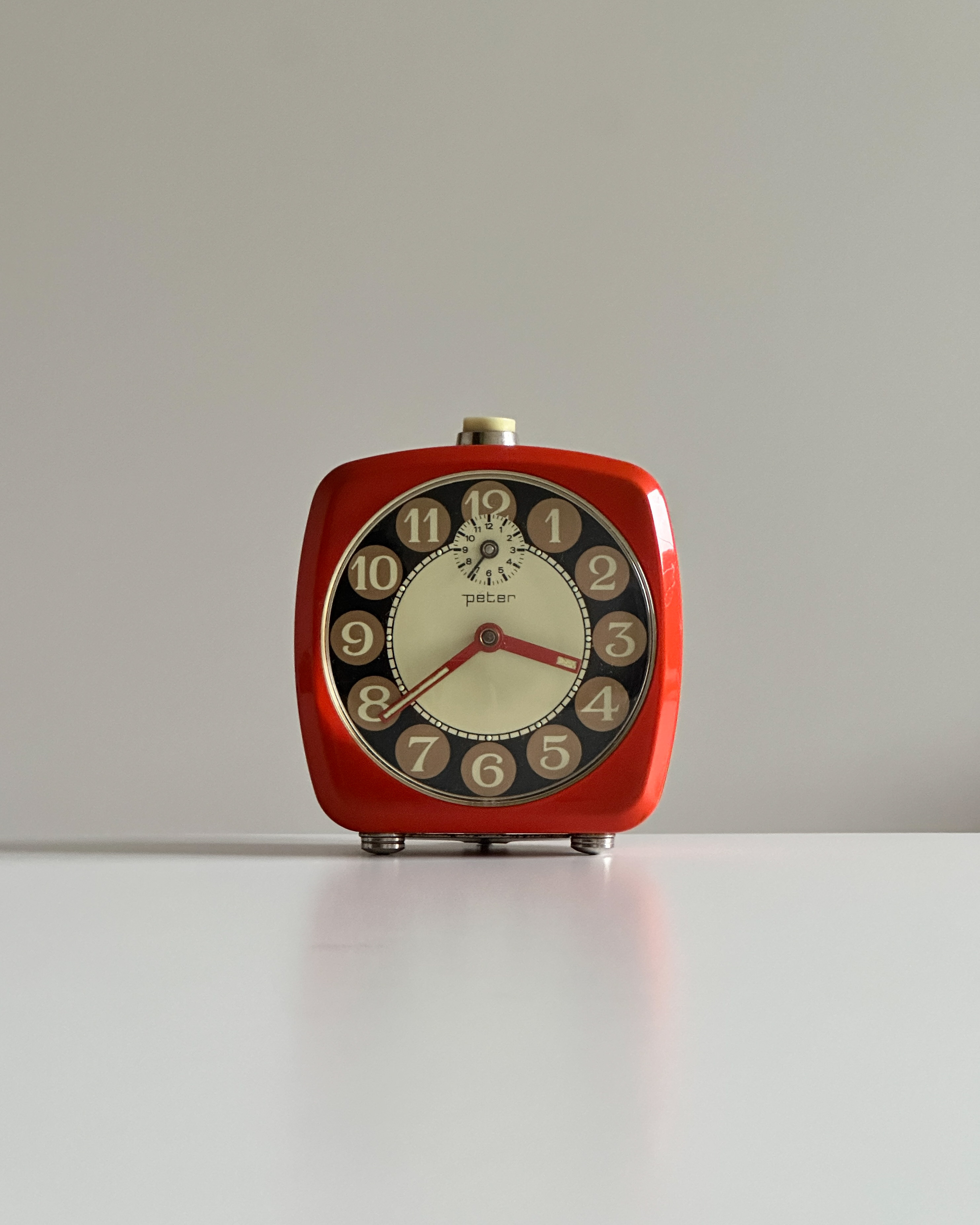 70s PETER Alarm Table Clock