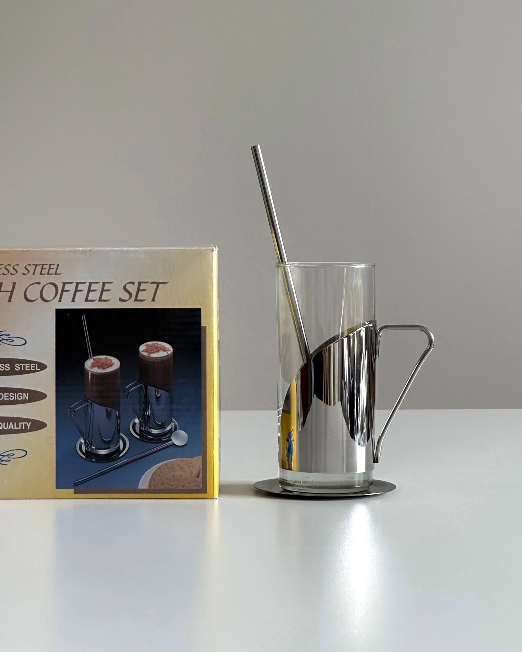 INOX TIME Irish Coffee Set