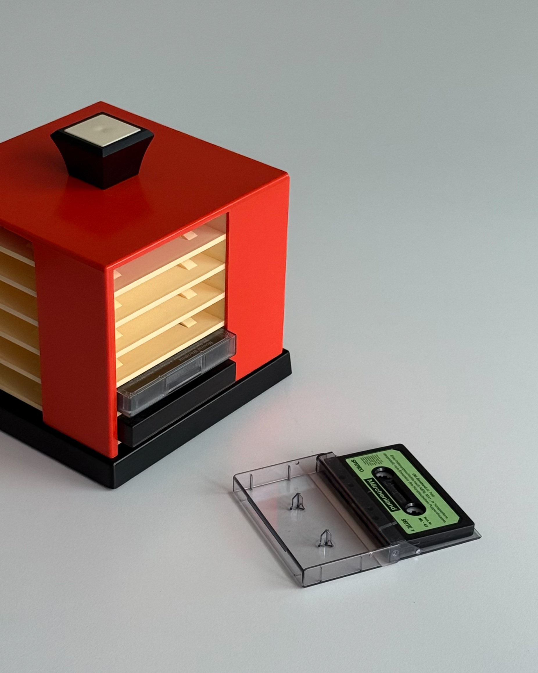 70s SCHUMM PlASTIC Cassette Tape Holder