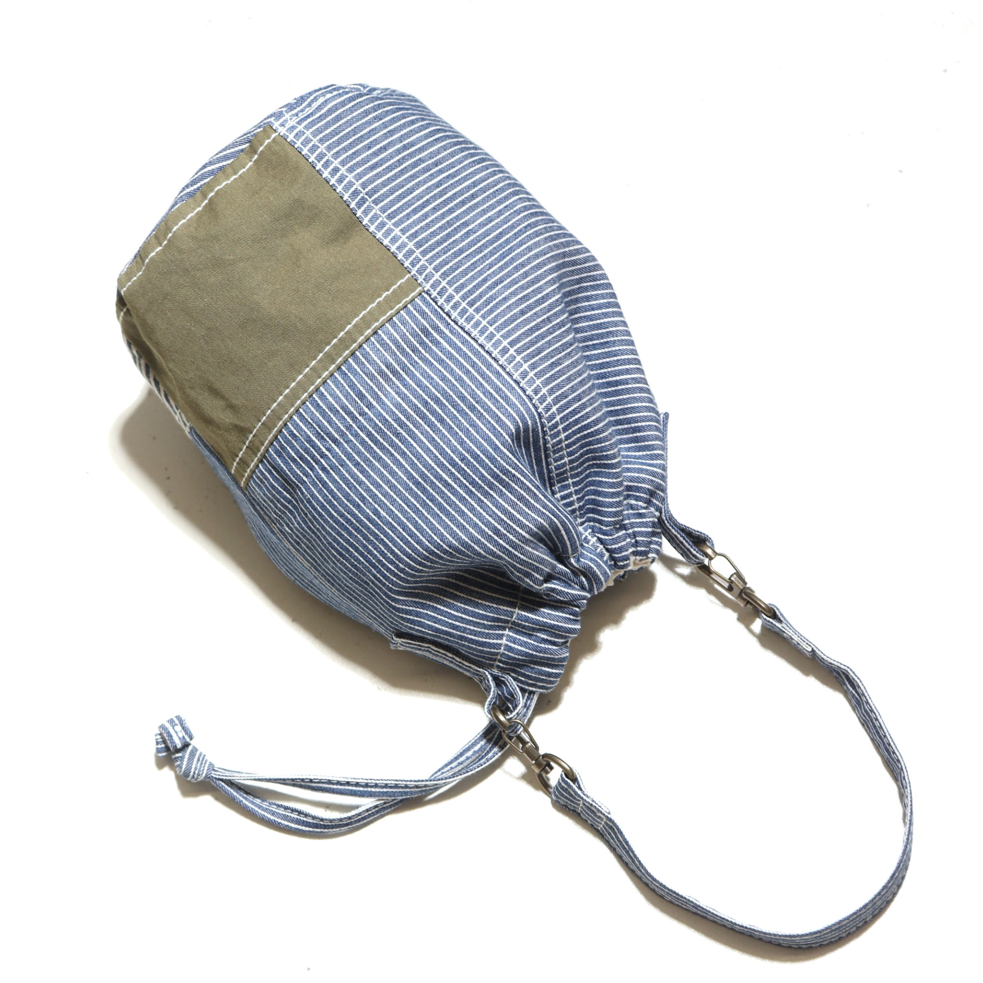 String pouch tote bag _ hickory
