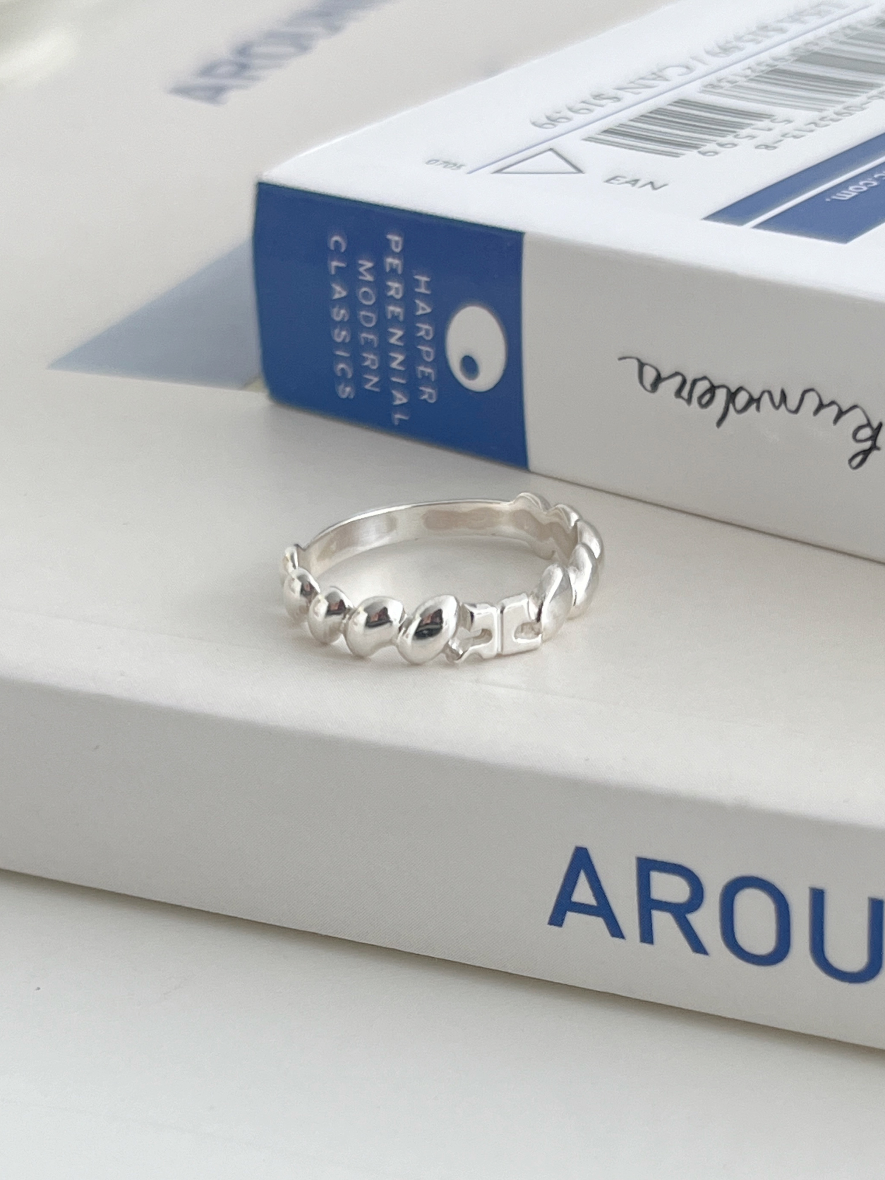 [ Courreges ] Logo silver ring
