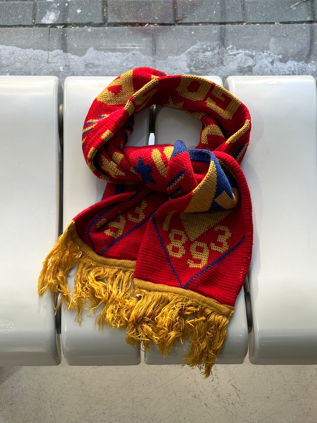 'AC SPARTA PRAHA' VTG Acrylic Football Scarf