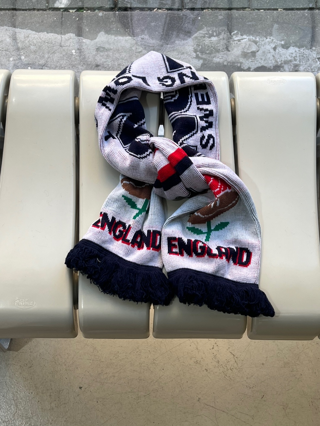 'ENGLAND RUGBY' VTG Football Scarf