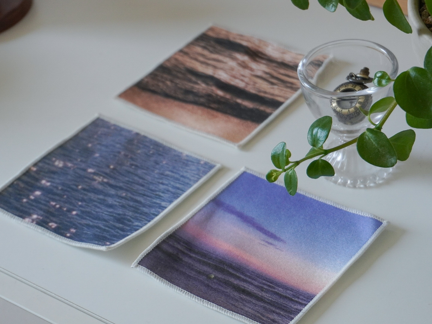 패브릭 티코스터 My ocean diary