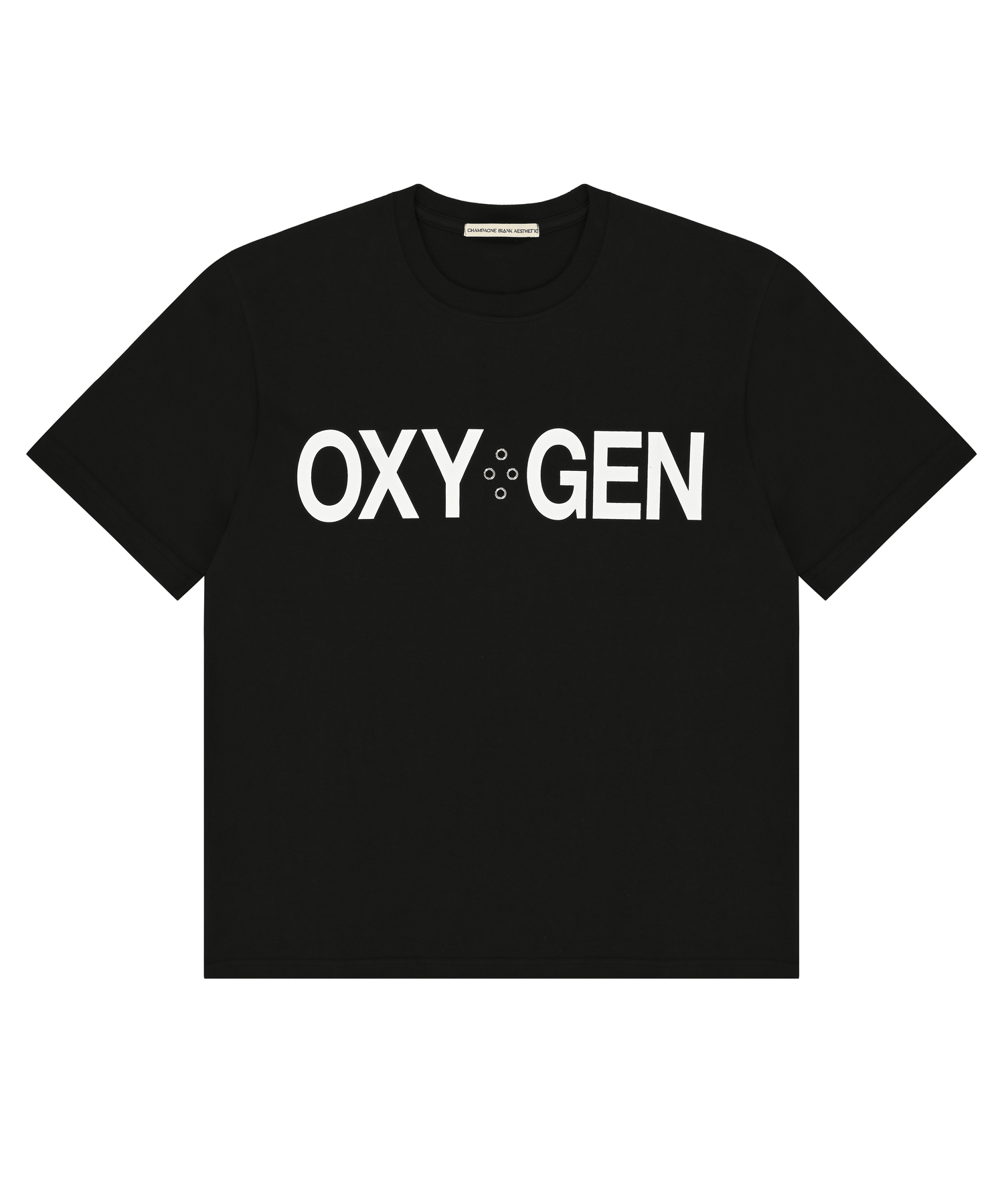 [60% SALE] OXYGEN 1/2 T-SHIRTS BLACK