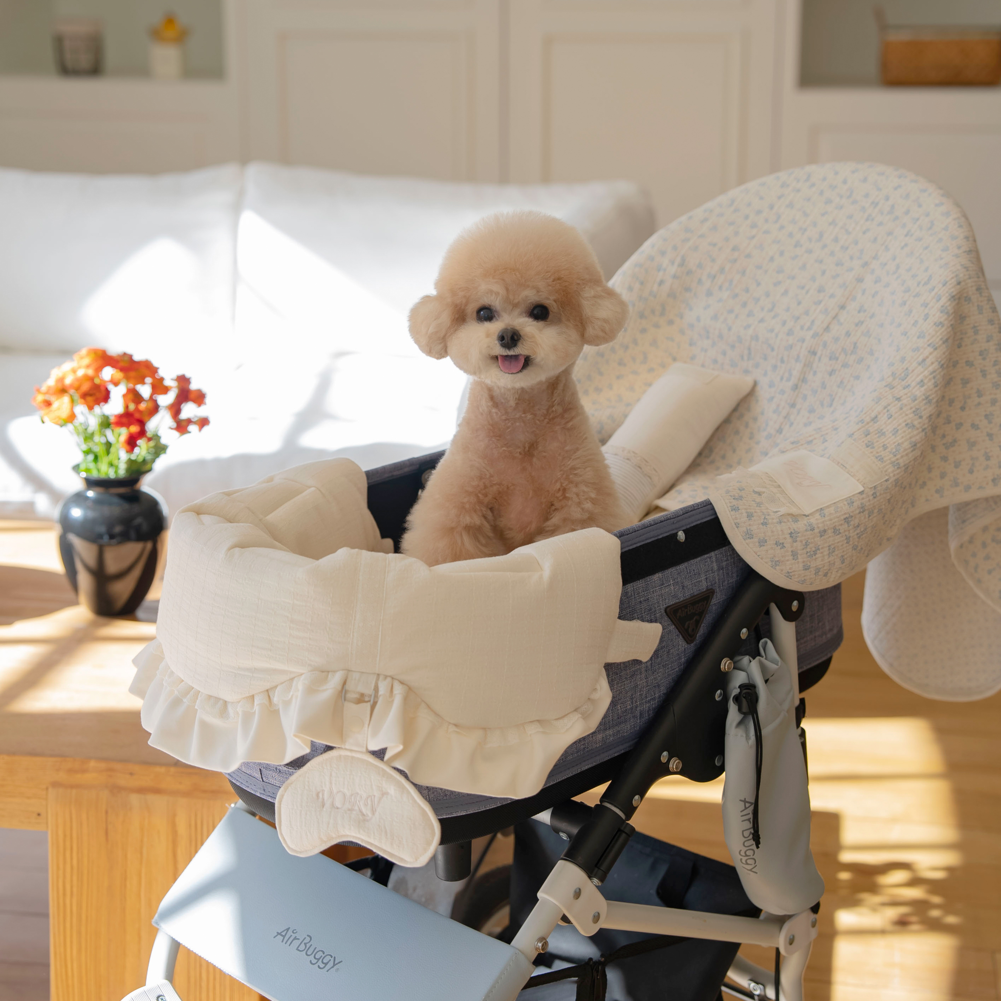 Very Organic Buggy Guard with Name Tag (Reversible)