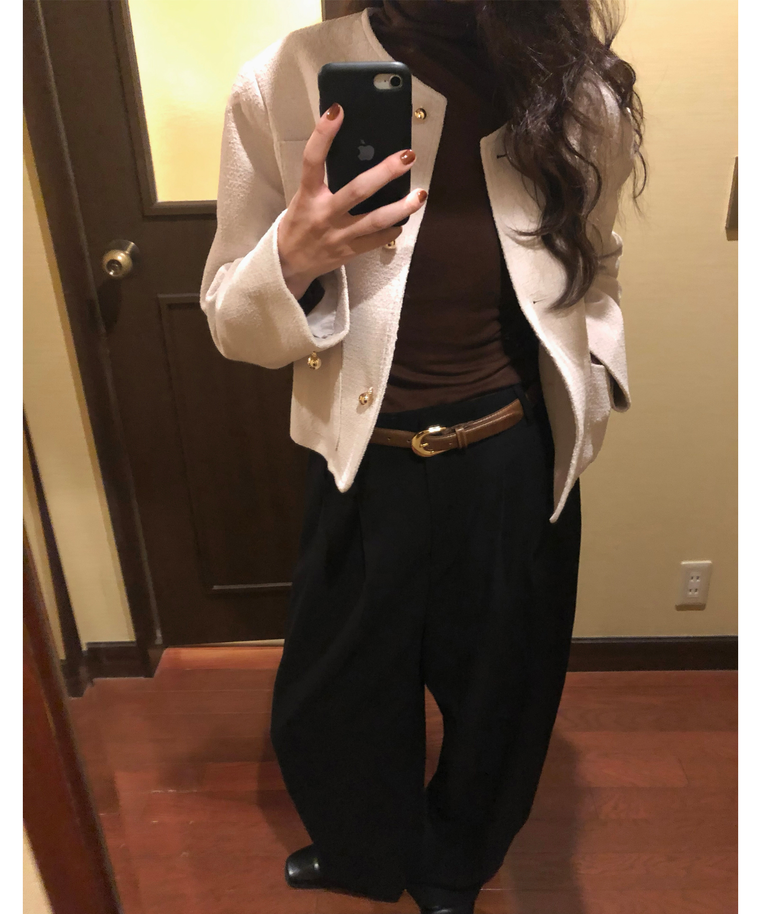 Milky tweed jk-3color