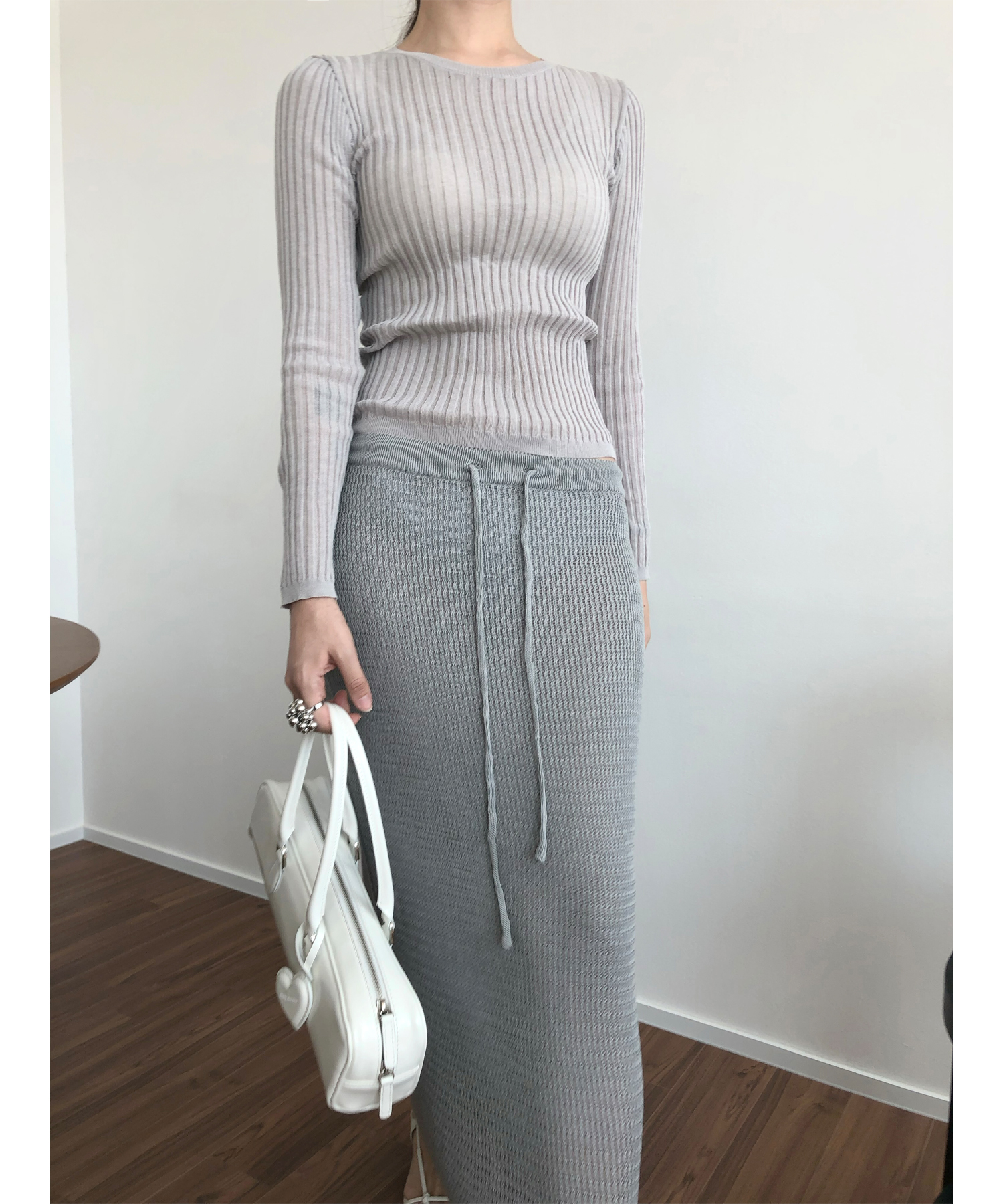 Ribbed summer knit-4color