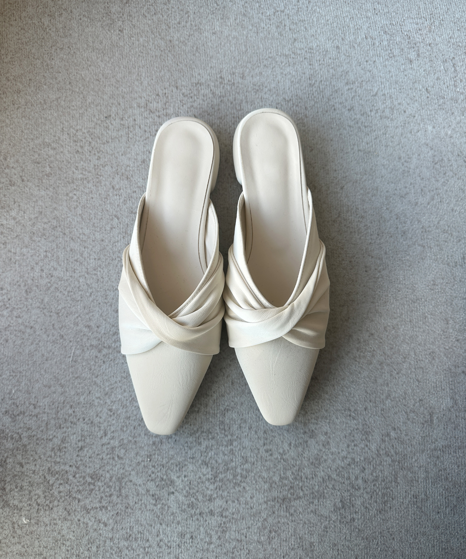 Satin twist mule-2color