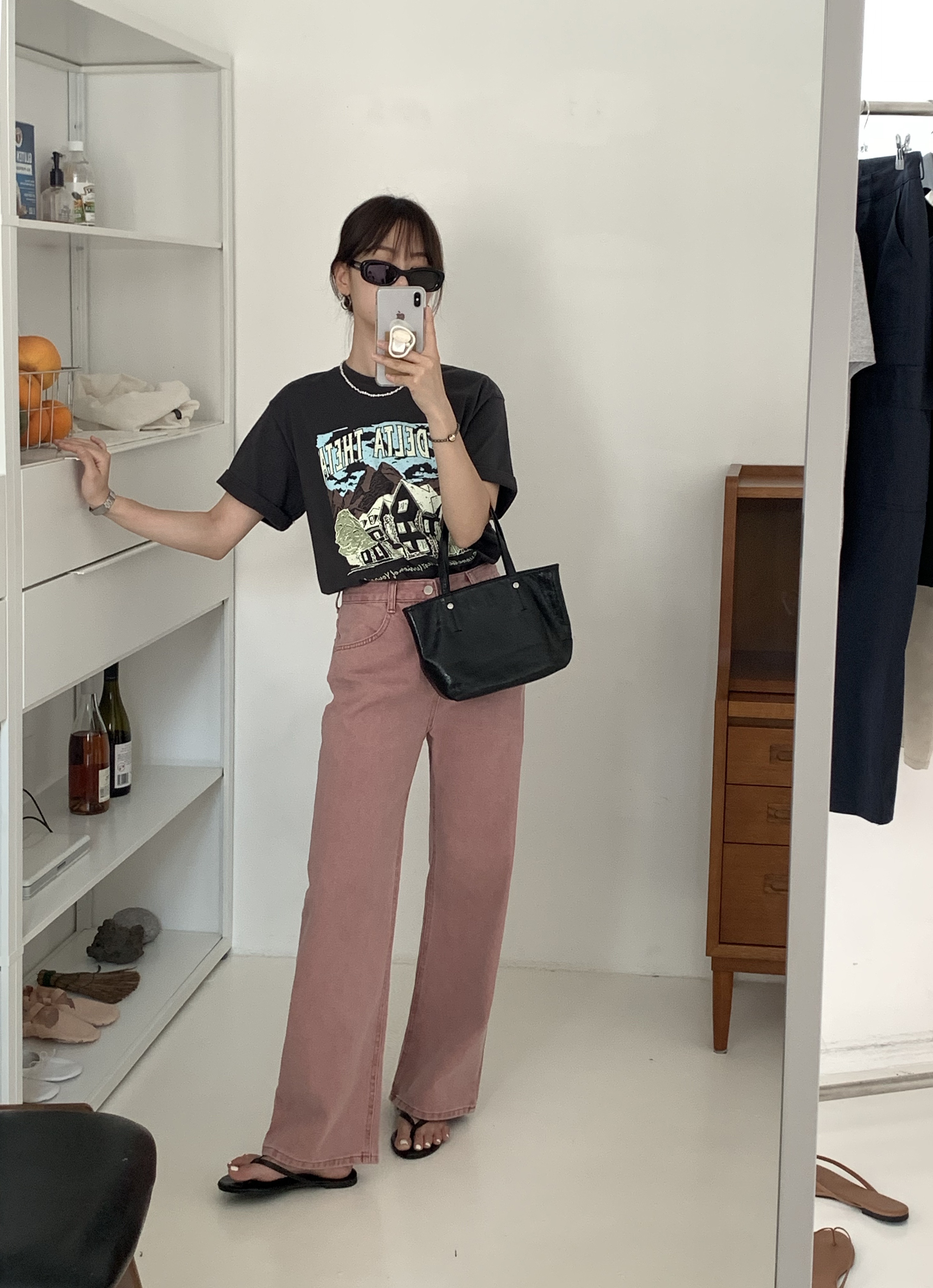 PIGMENT WASHING COTTON PANTS