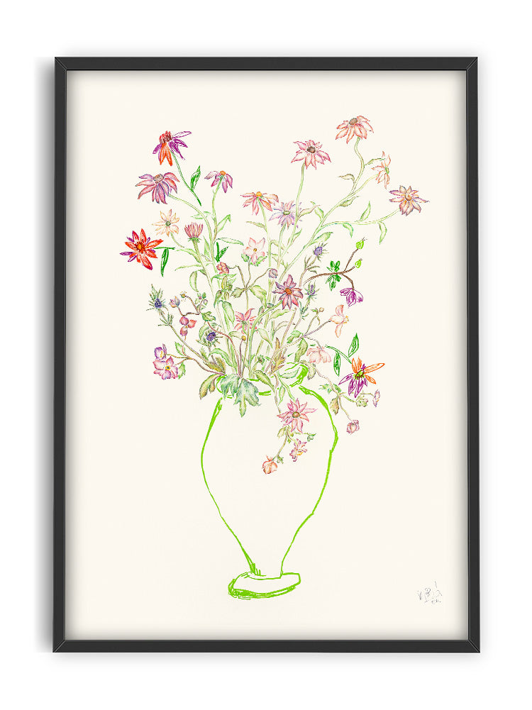 Mette Rix - Wild Flowers V 50 x 70 | ETERNAL JOURNEY