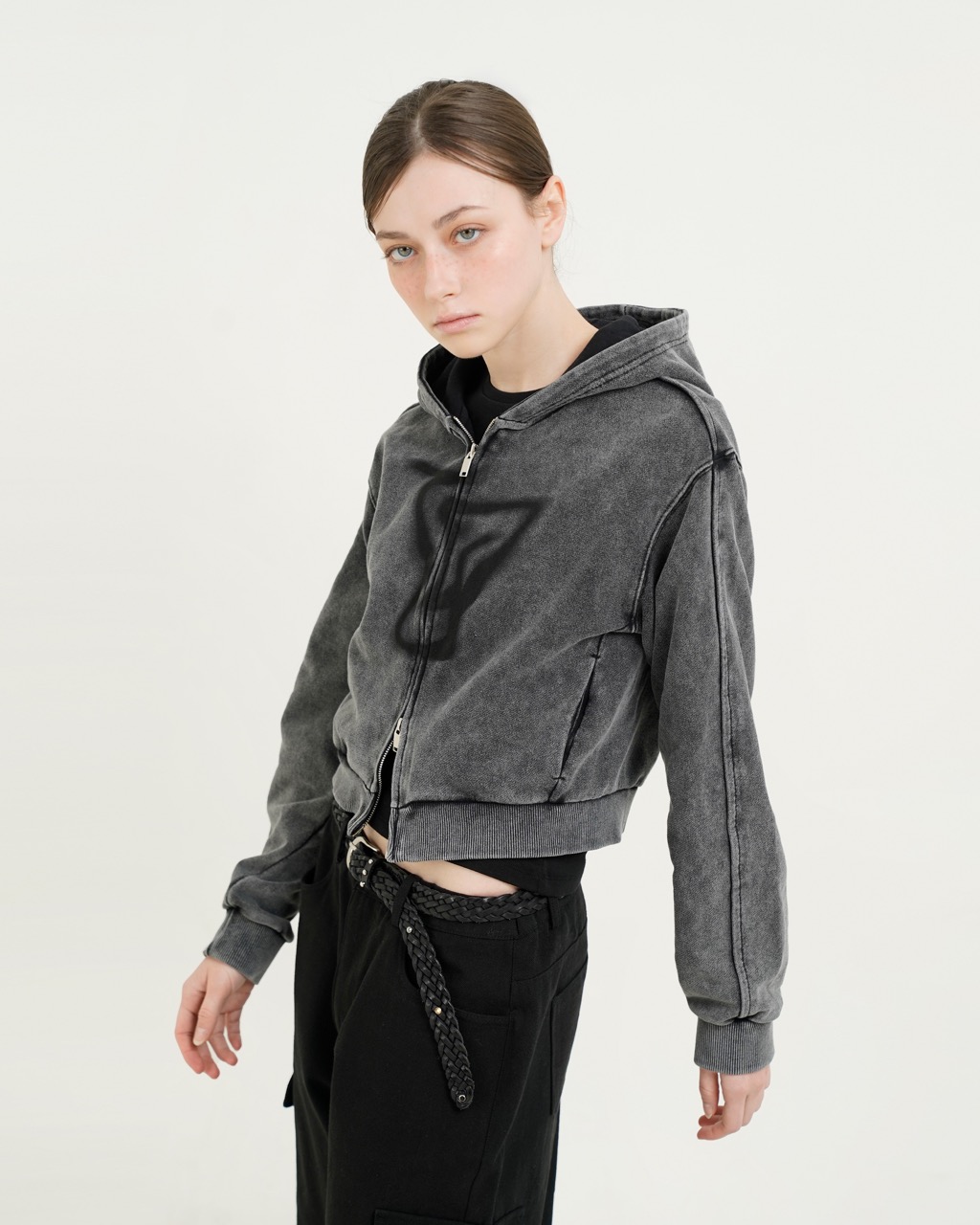 GRAPHIC LOGO HOOD ZIPUP