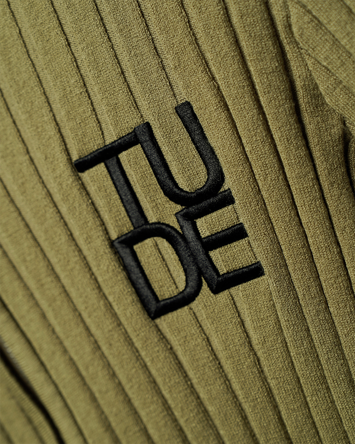 [TUDE] LOGO KNIT HOODY GREEN - TUDE | 리켓