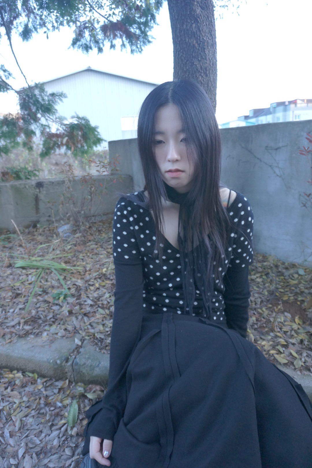 [ Agnes B ] dot knit