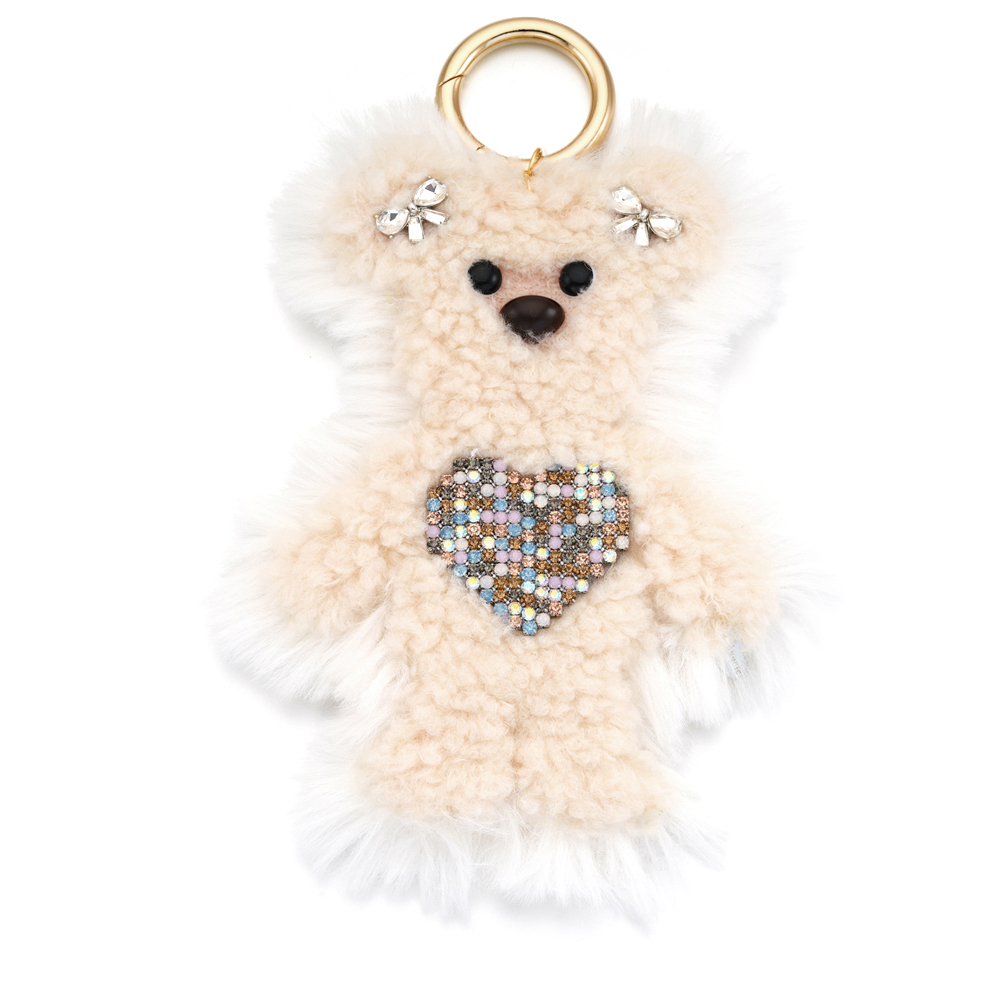 FLAT BEAR Keyring-Molly